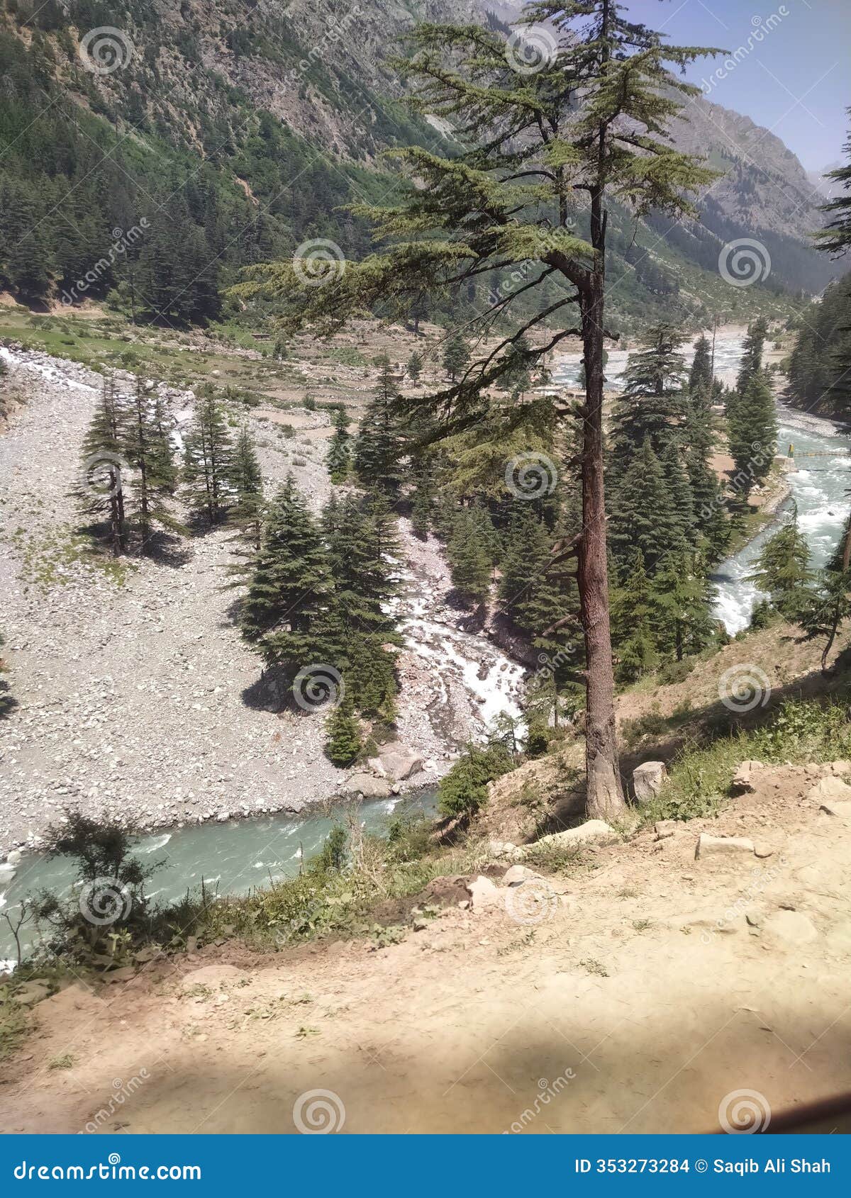 Kalam Valley Amazing Beautiful Natural View Stock Photo - Image of view ...