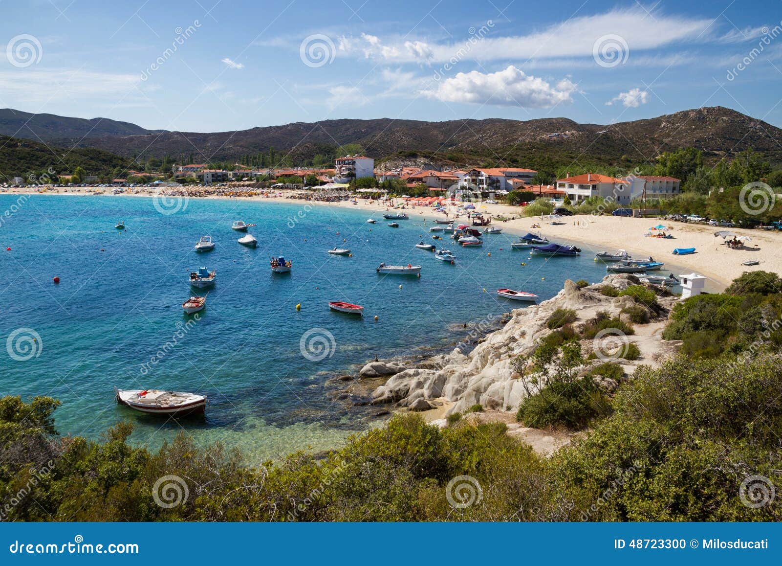 Kalamitsi, Sithonia, Grecia Immagine Editoriale - Immagine di grecia ...