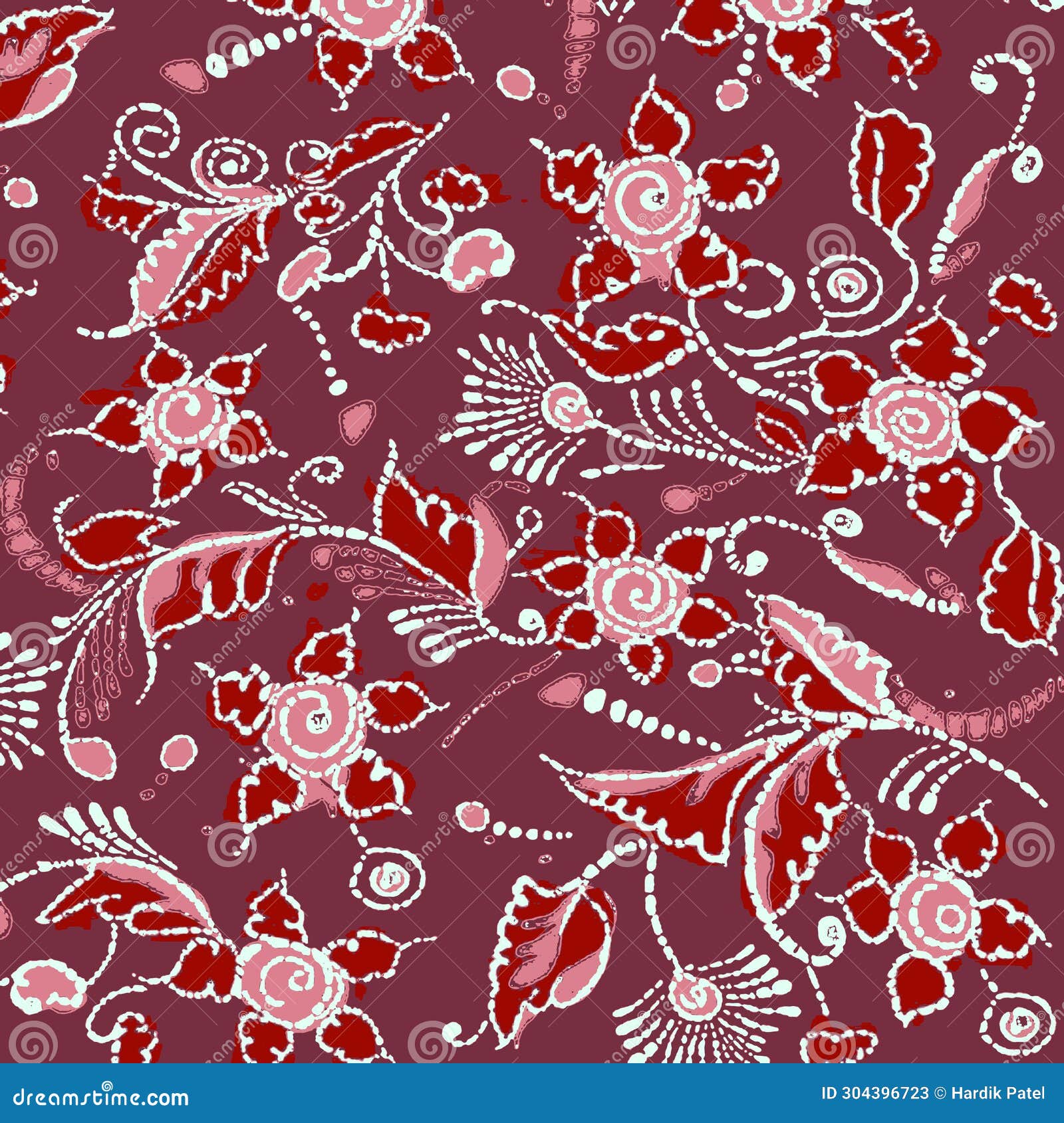 Abstract, Shirting Design, Ajrakh Pattern, Background Digital Printing ...