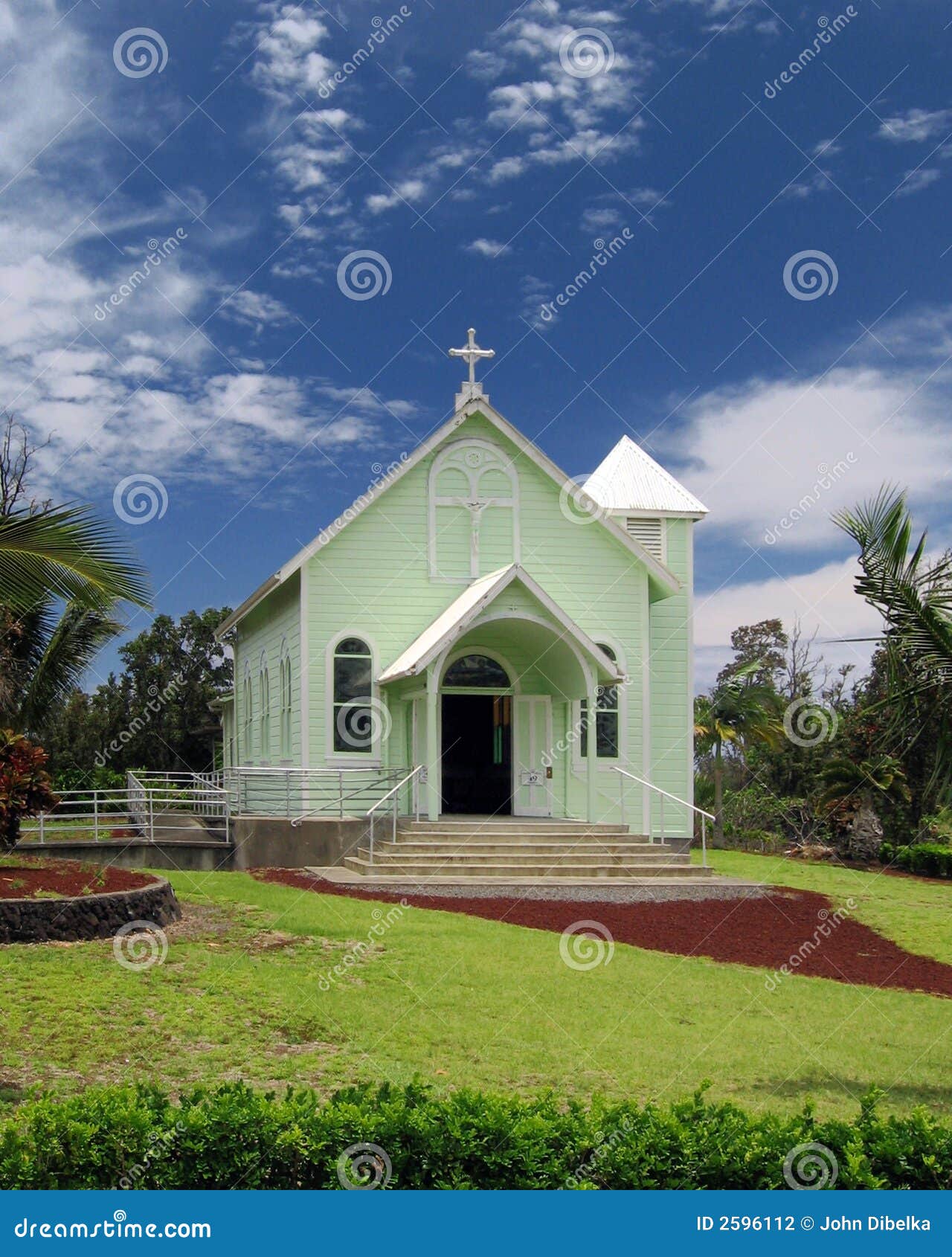 Kalapana Church Edifice stock photo. Image of historic - 2596112