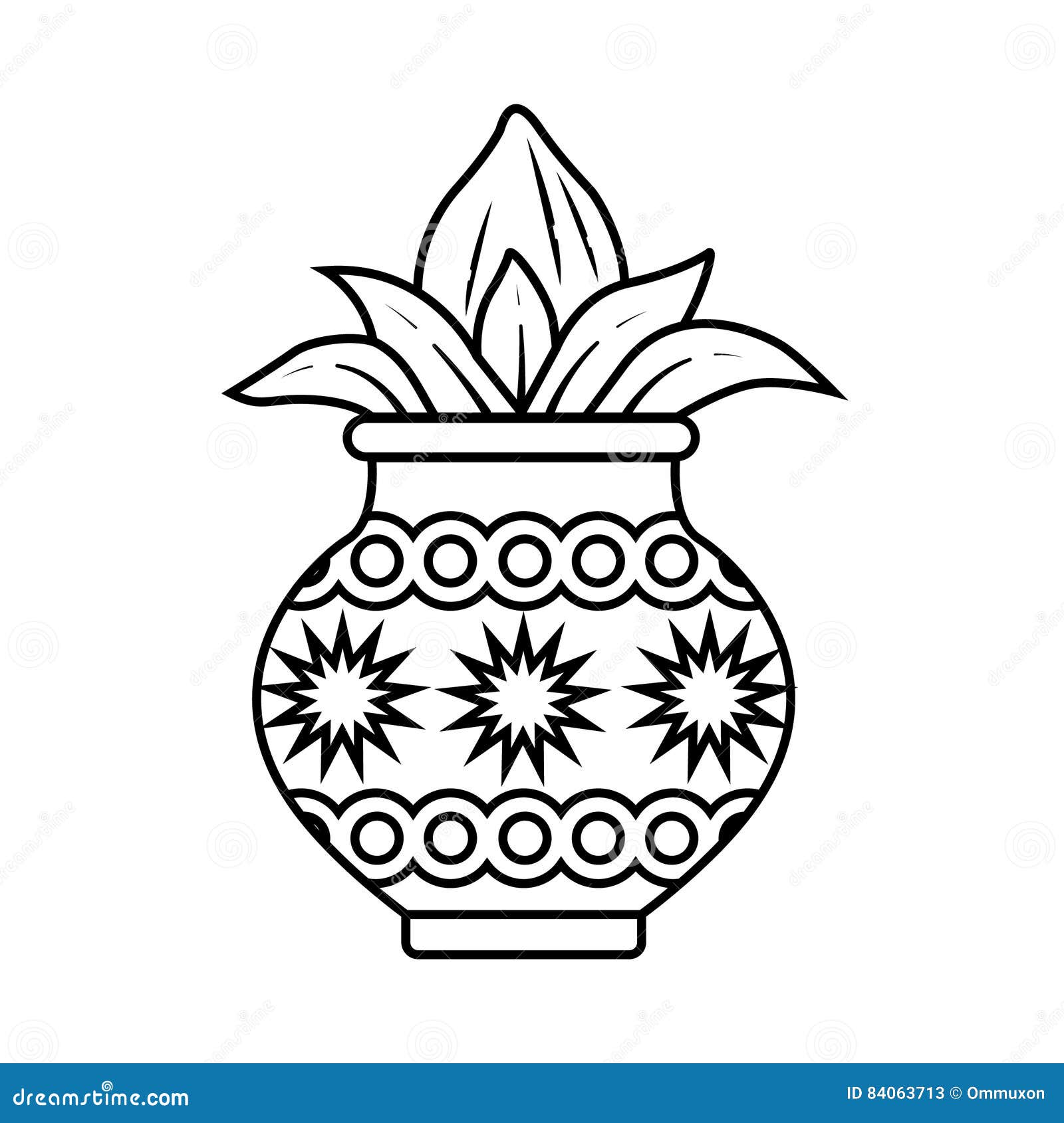 Kalash stock vector. Illustration of eps10, background - 84063713