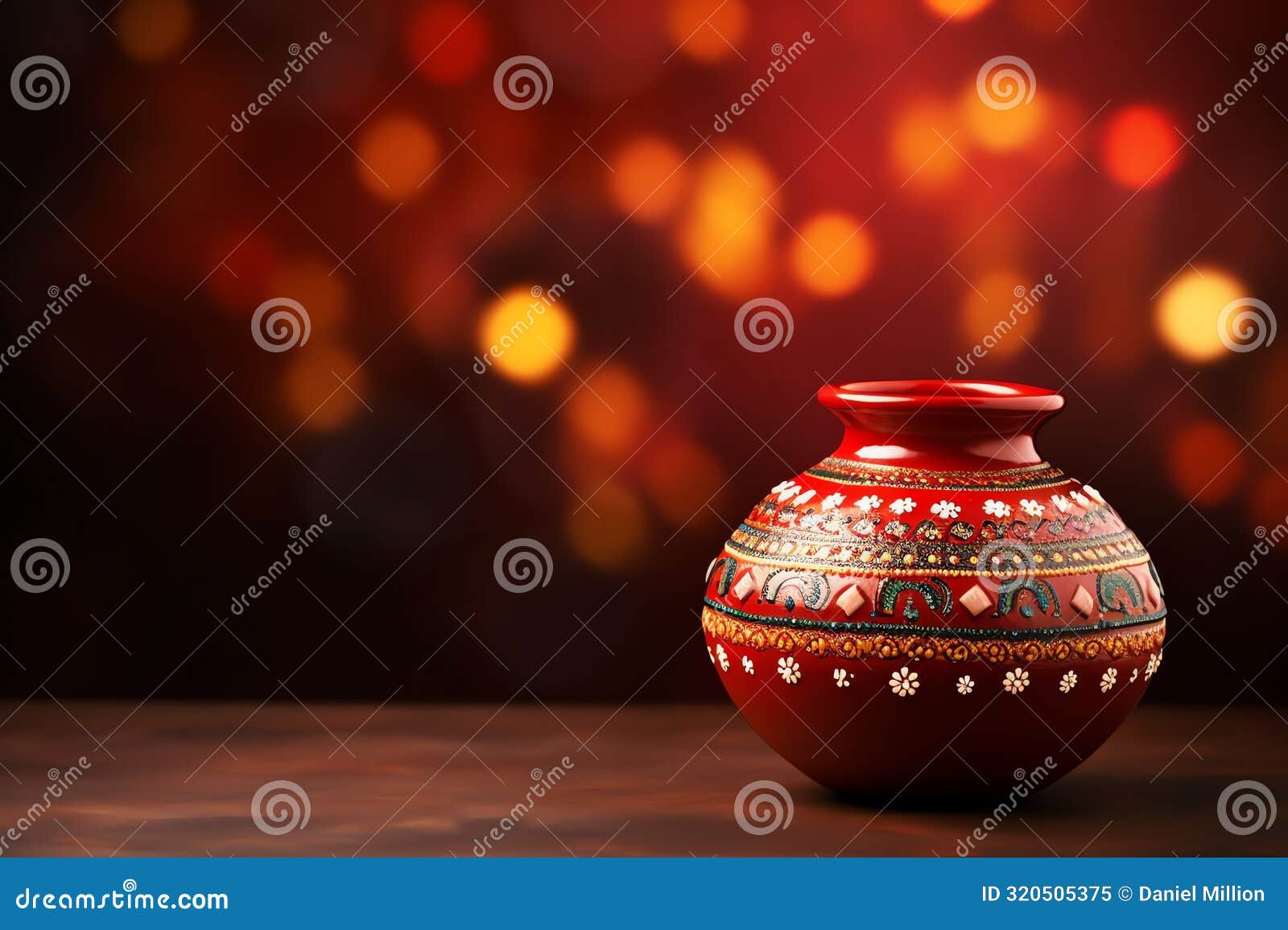 Kalash Sacred Pot Diwali Background Stock Photography | CartoonDealer ...