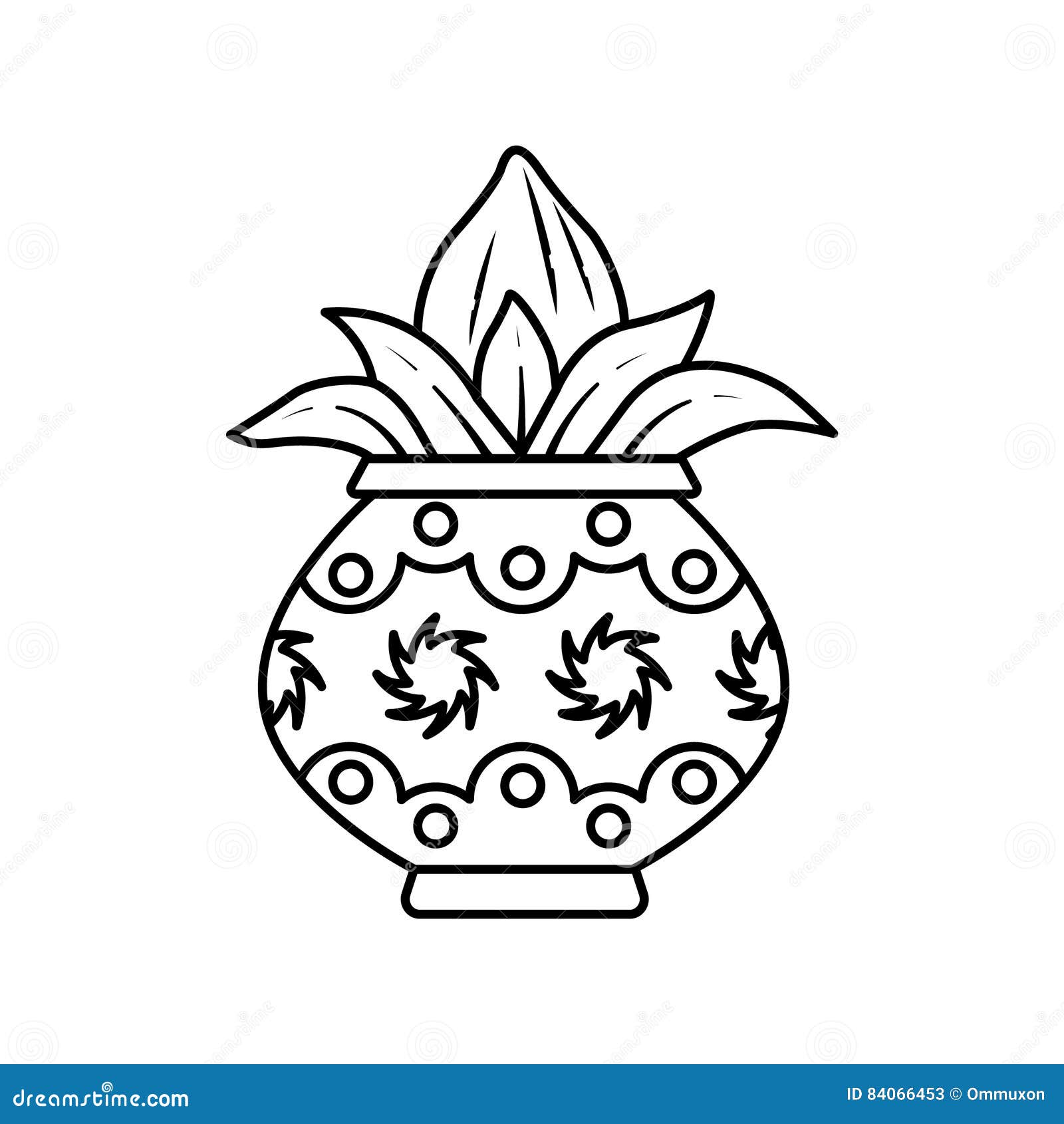 Kalash Cartoon Vector | CartoonDealer.com #84066453