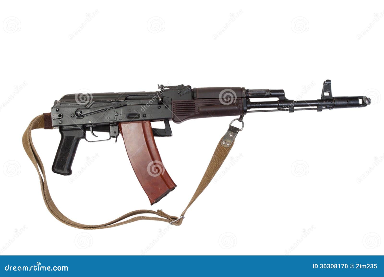 Kalashnikov Airborne Assault Rifle Stock Photo - Image of ak74 ...