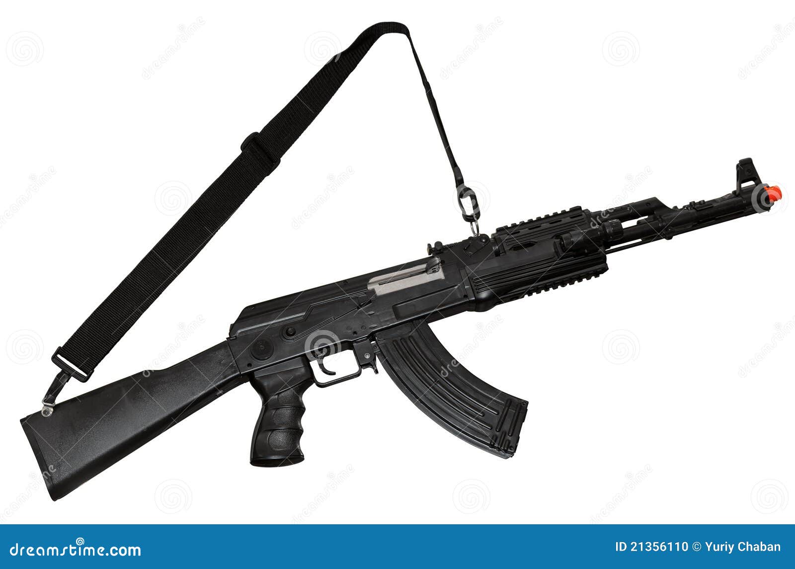 Kalashnikov Ak-47 Machinegeweer Stock Foto - Image of riem, kalashnikov ...