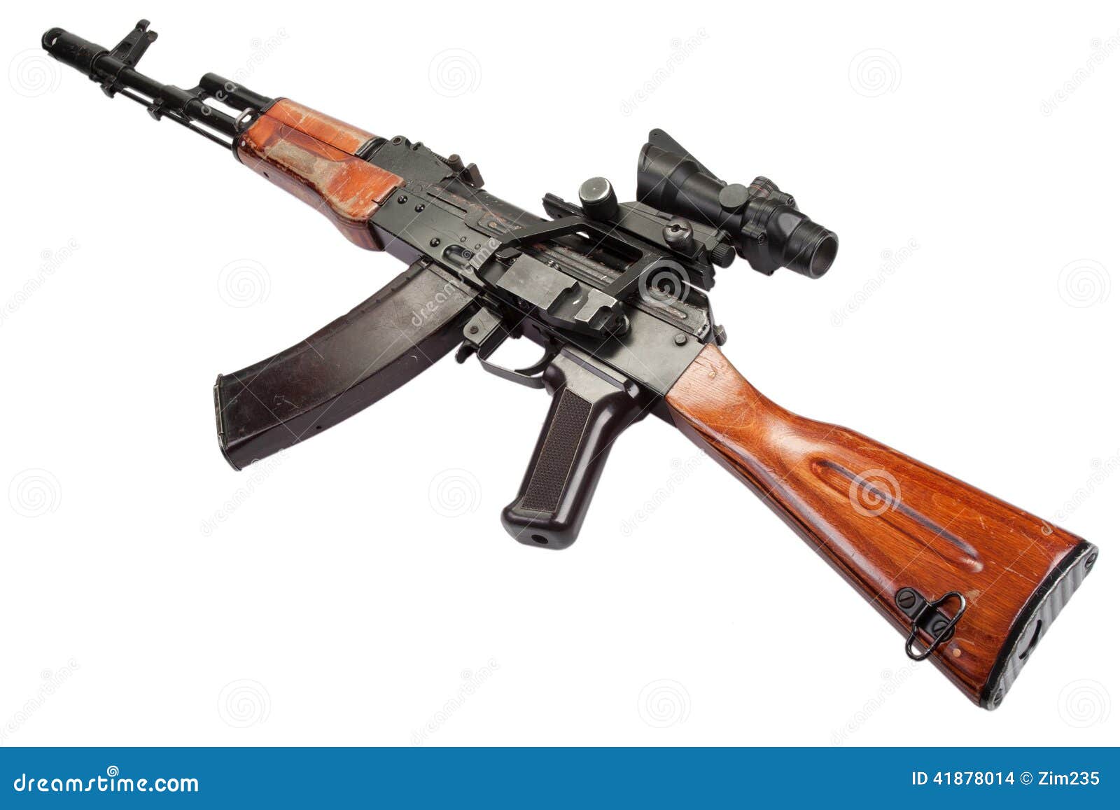 Kalashnikov AK Assault Rifle Stock Photo - Image of famous, russian ...