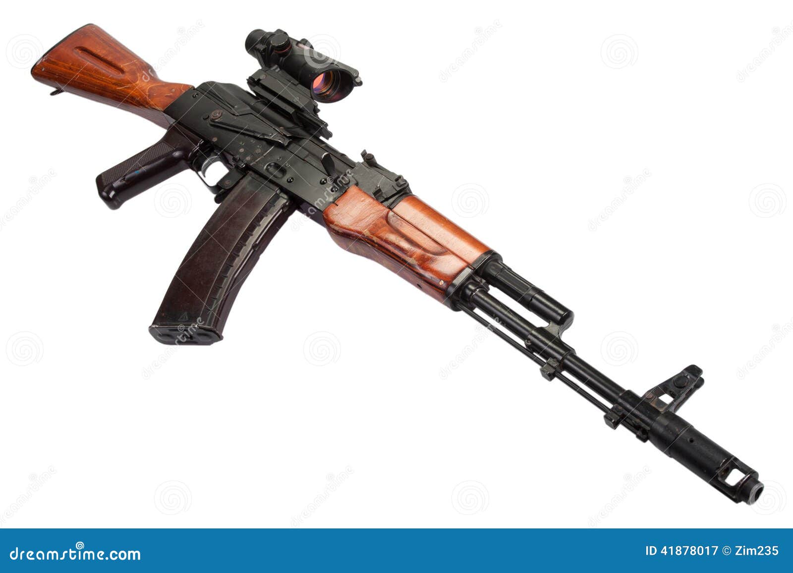 Kalashnikov AK Assault Rifle Stock Image - Image of kalashnikov, shot ...