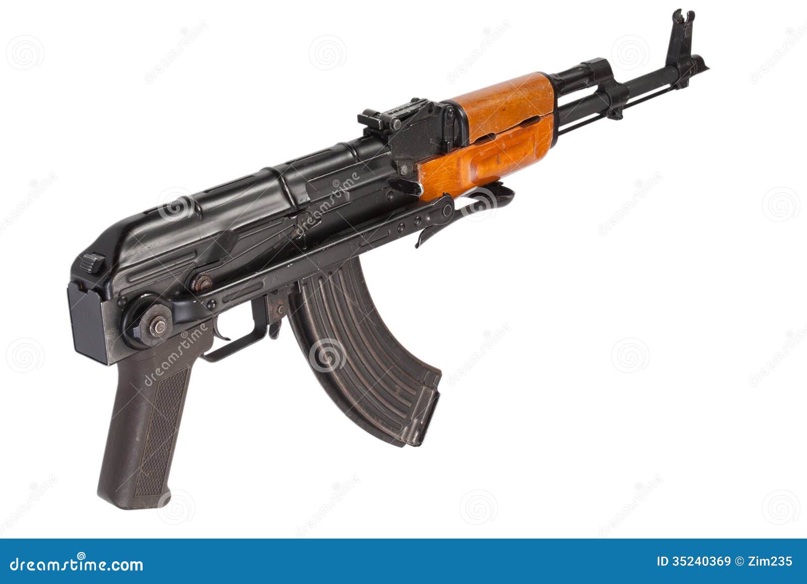 Kalashnikov AK47 stock image. Image of brown, black, army - 35240369