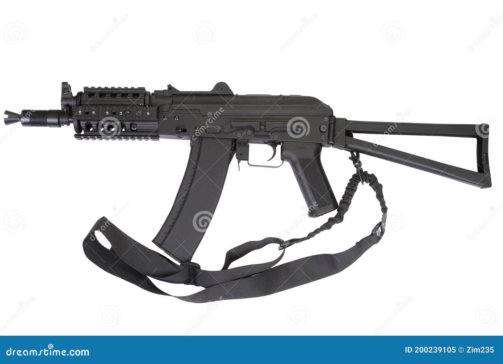 Kalashnikov AK 47 with Modern Update Kit Stock Image - Image of soviet ...