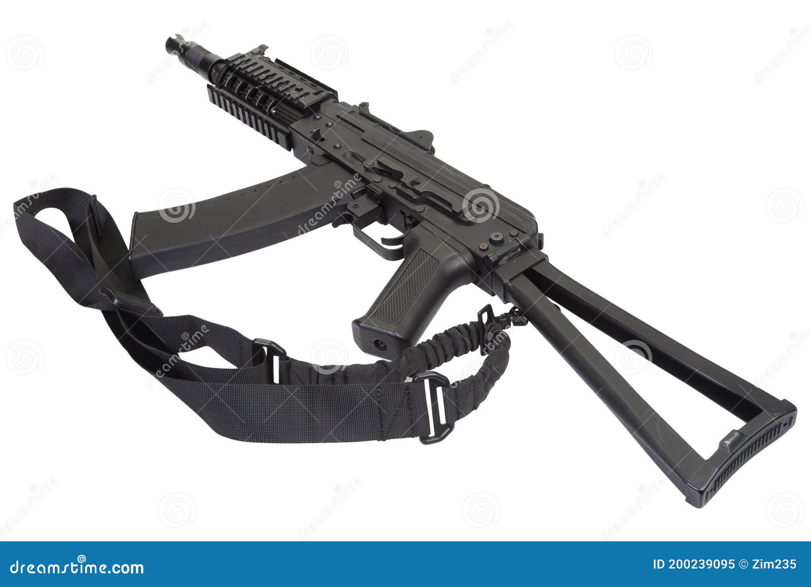 Kalashnikov AK 47 with Modern Update Kit Stock Image - Image of ...