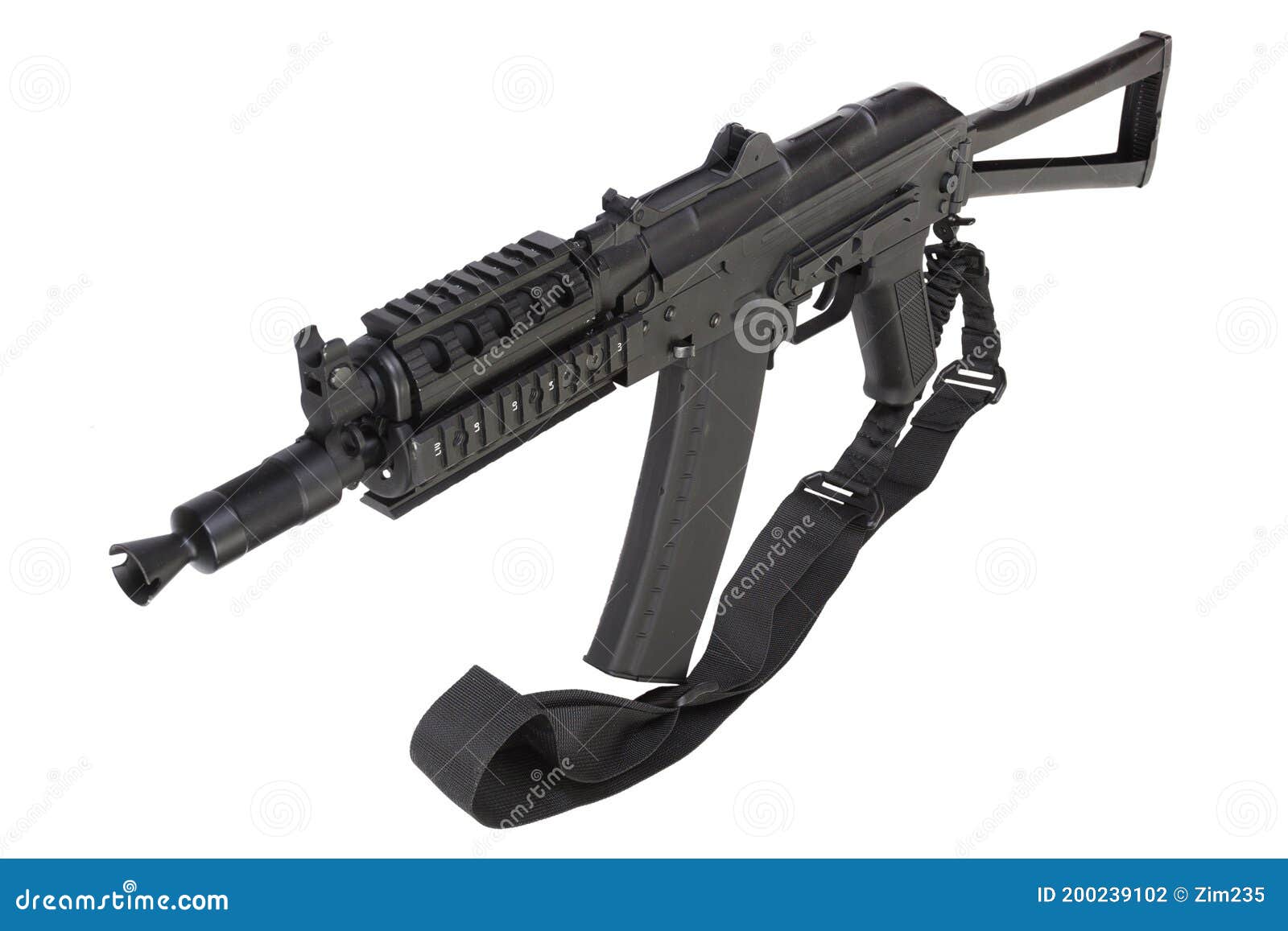 Kalashnikov AK 47 with Modern Update Kit Stock Photo - Image of russian ...