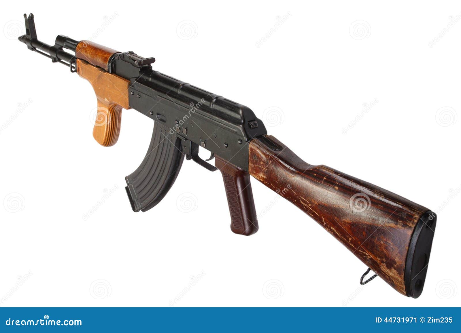Kalashnikov AK 47 Romanian Version Stock Photo | CartoonDealer.com ...