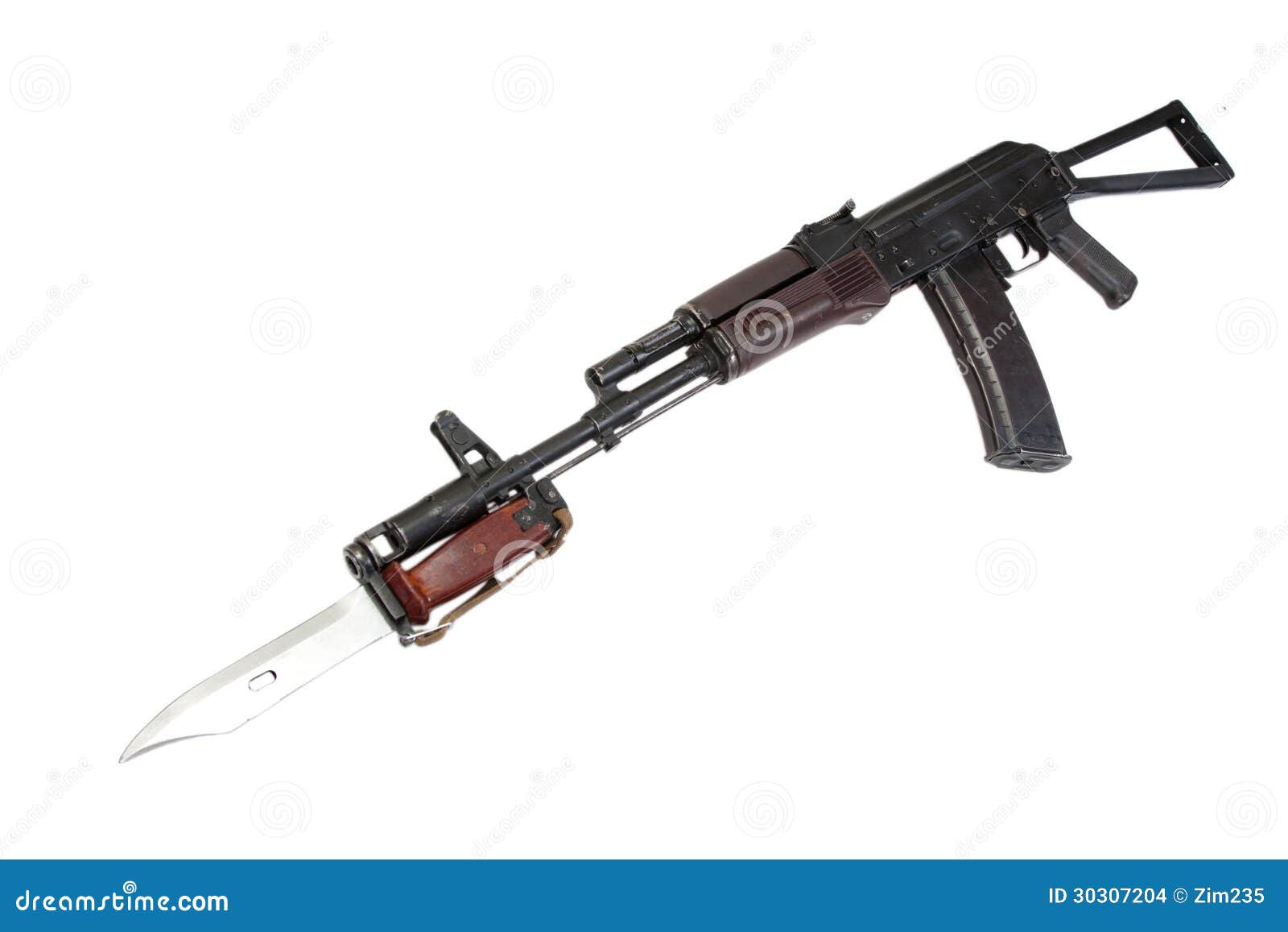 Kalashnikov Assault Rifle Aks-74 Stock Photo - Image of military ...