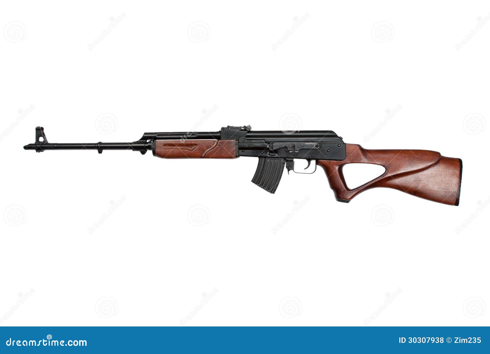 Kalashnikov Based Sniper Rifle Stock Photo - Image of deadly, counter ...