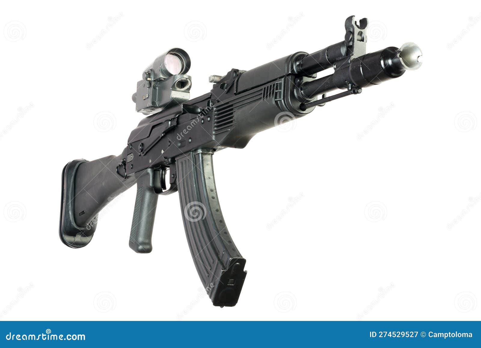 Saiga- Kalashnikov Ak47 Modification Stock Photography | CartoonDealer ...