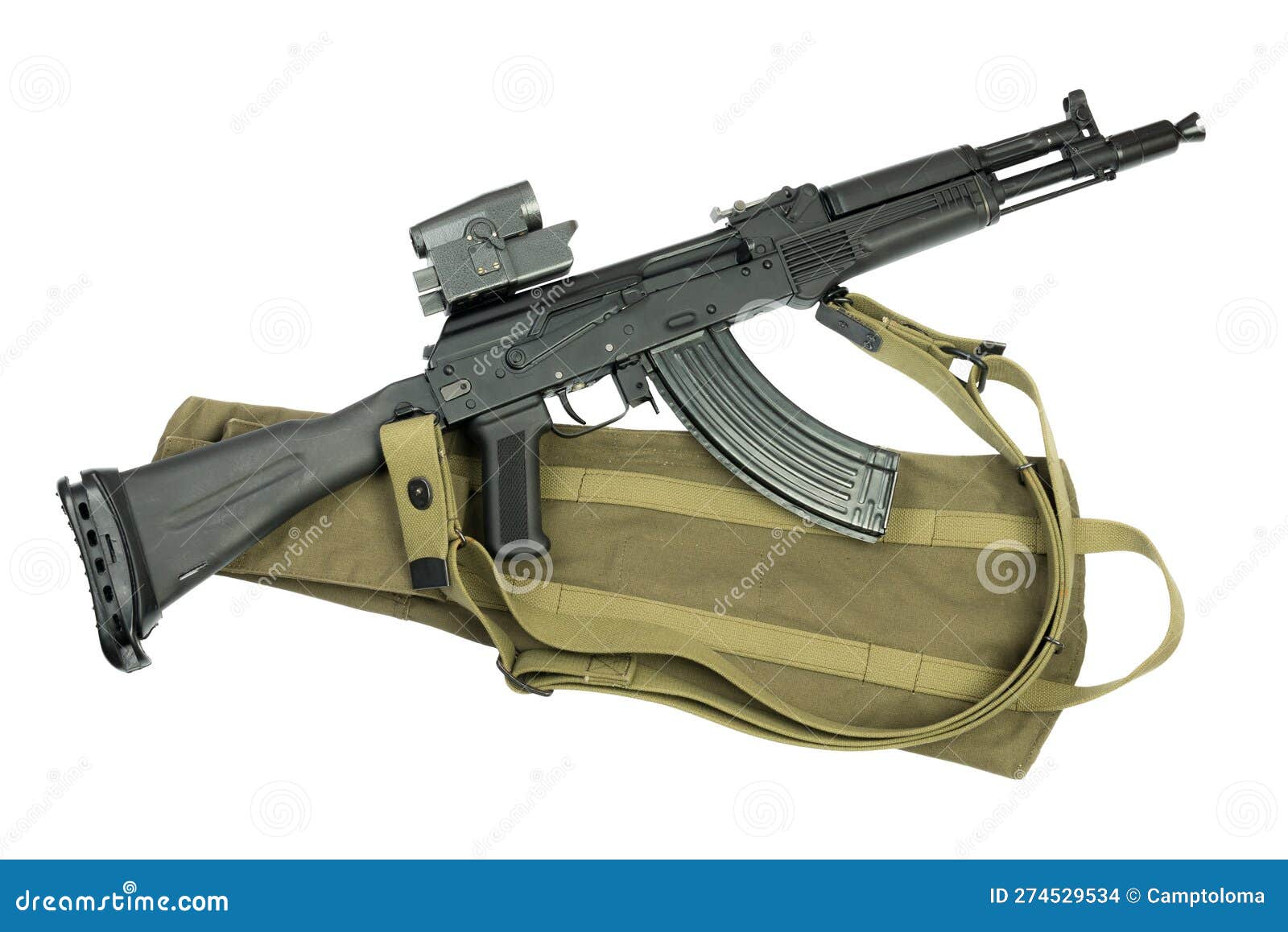 Kalashnikov machine gun stock photo. Image of sayga - 274529534