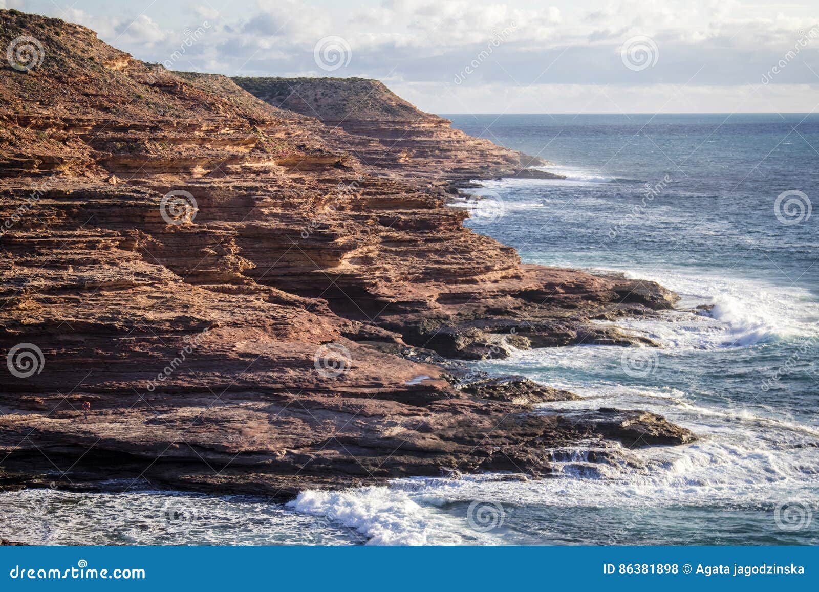 Kalbarri Cliffs stock photo. Image of park, travelling - 86381898