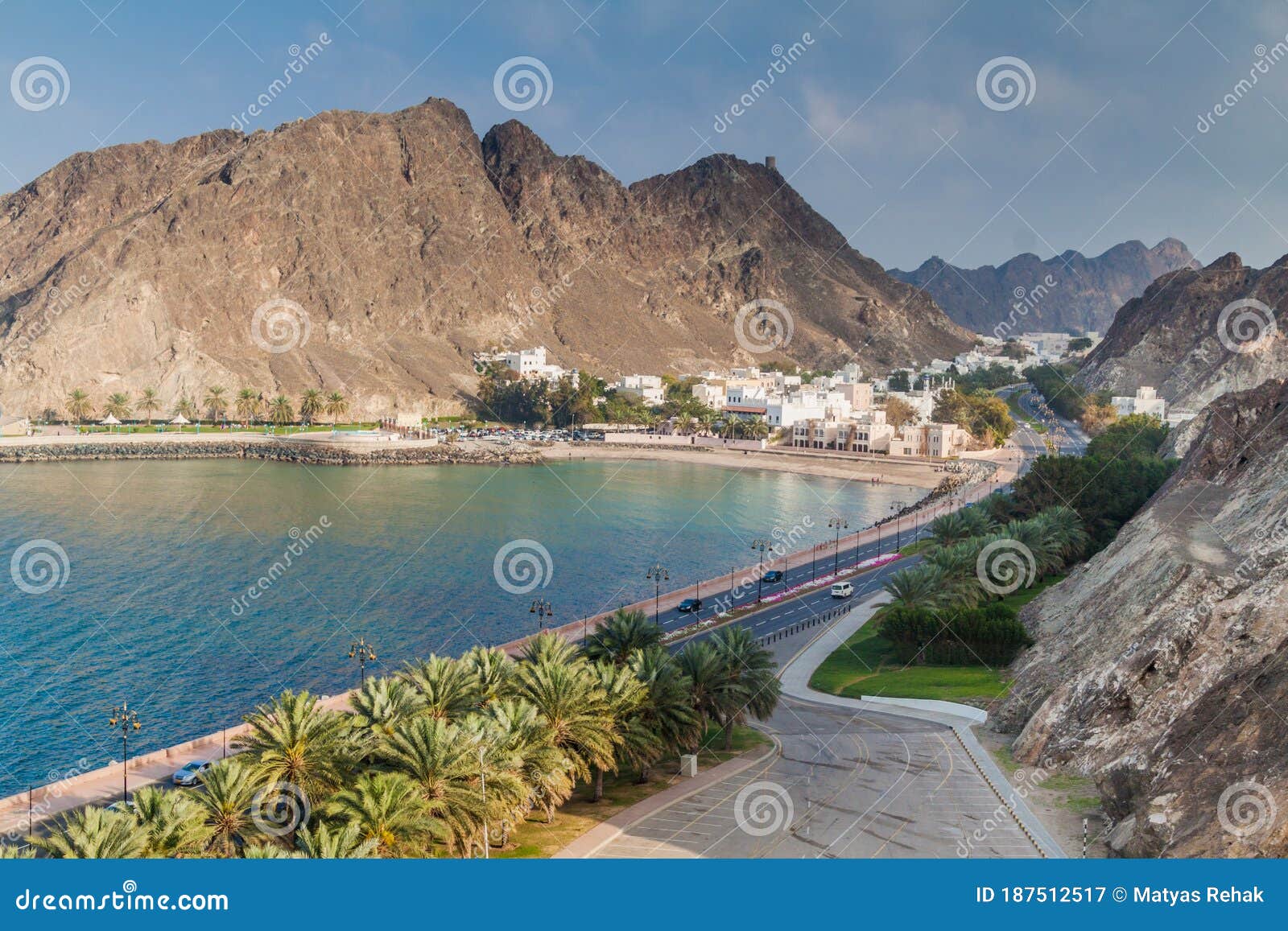 Kalbuh Bay in Muscat, Om stock image. Image of kalbuh - 187512517