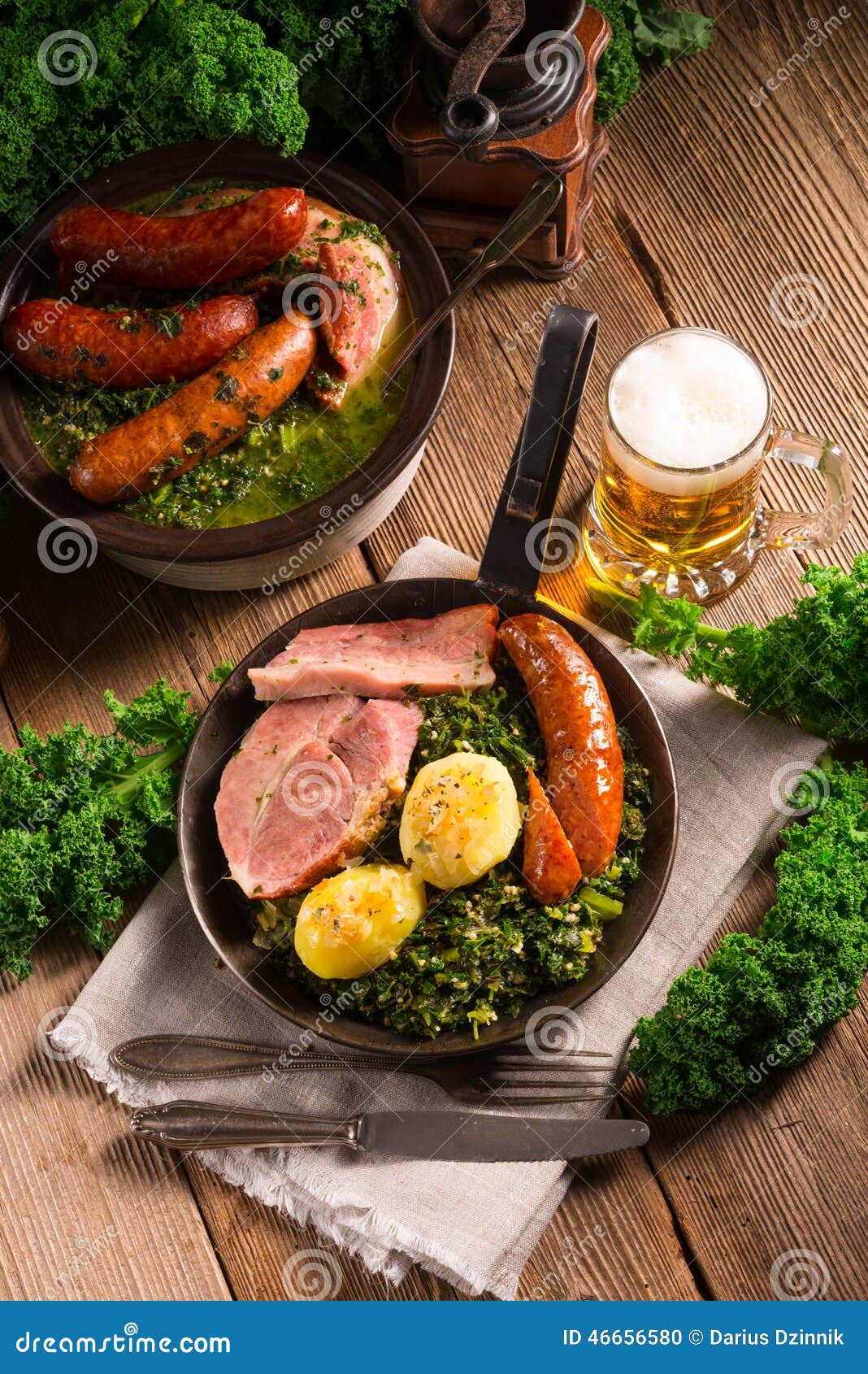 Kale or borecole stock photo. Image of extension, cook - 46656580