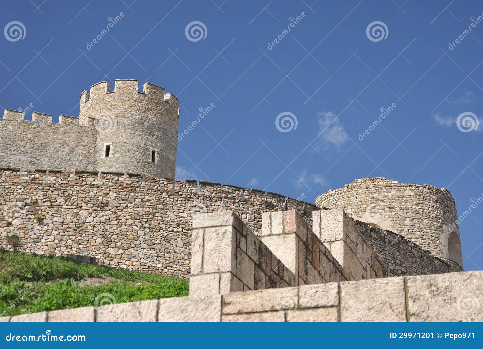 Skopje Fortress Kale - South Walls Stock Image - Image of macedonia ...