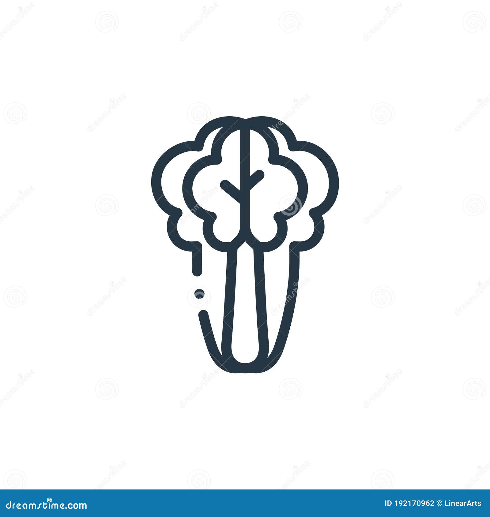 Kale Icon Vector from Nutrition Concept. Thin Line Illustration of Kale ...