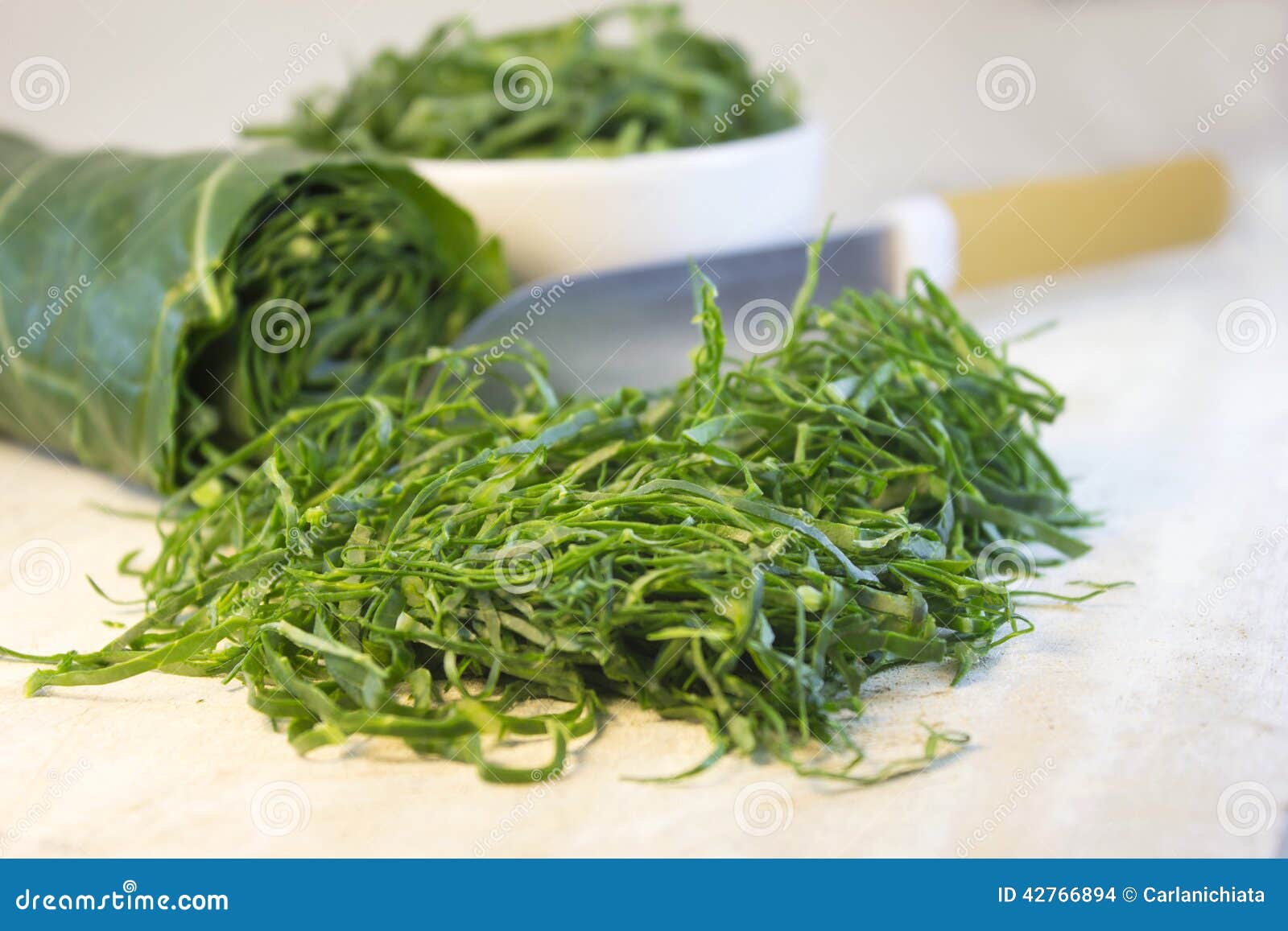 Kale sliced stock photo. Image of couve, sliced, thin - 42766894