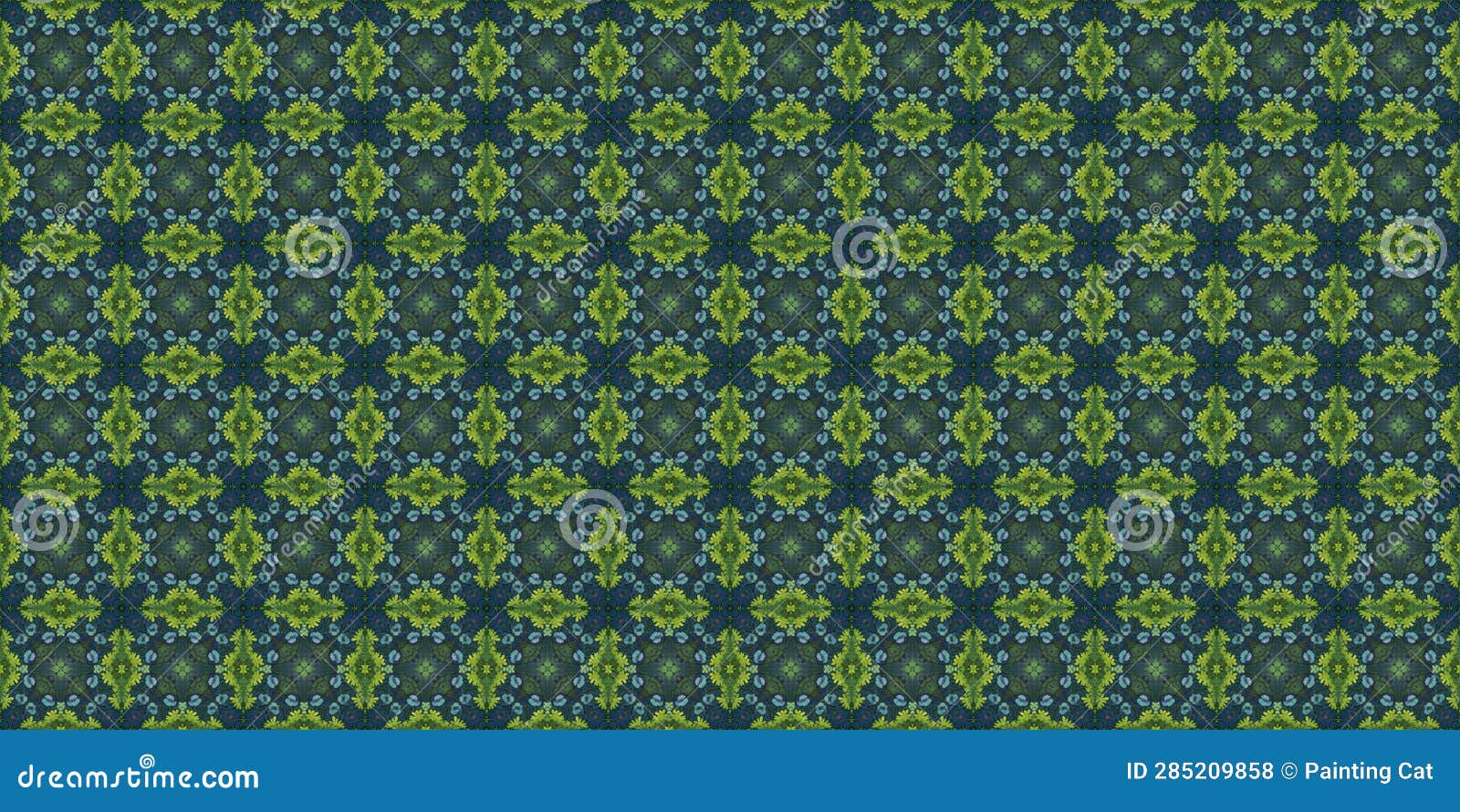 Kaleidoscope of Color with Beautiful Patterns, Seamless Pattern Stock ...