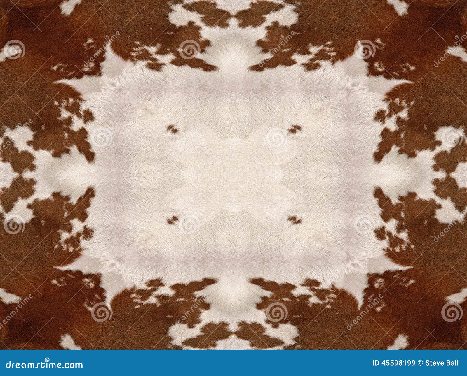 Kaleidoscope Cow Hide Pattern Stock Image - Image of hair, poster: 45598199