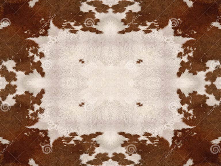 Kaleidoscope Cow Hide Pattern Stock Image - Image of hair, poster: 45598199