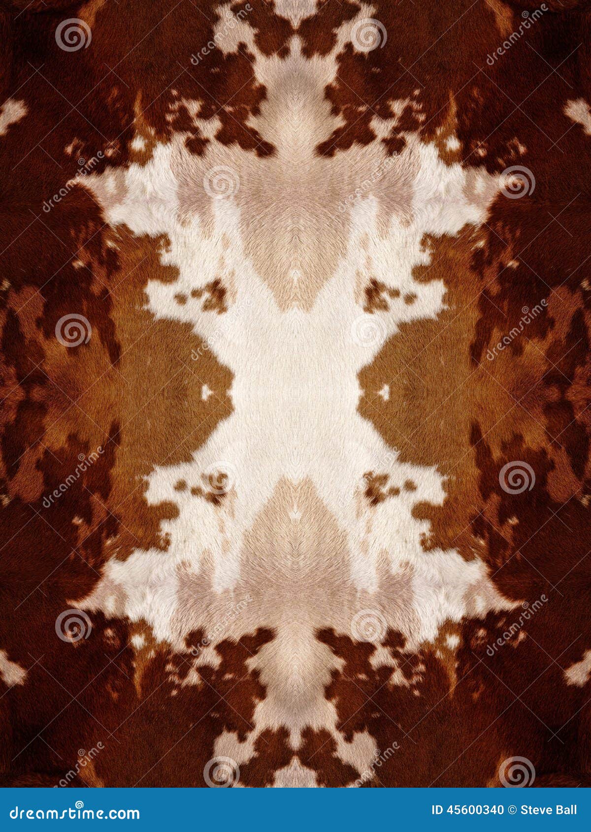 Kaleidoscope Cow Hide Pattern Stock Photo - Image of kaleidoscope ...