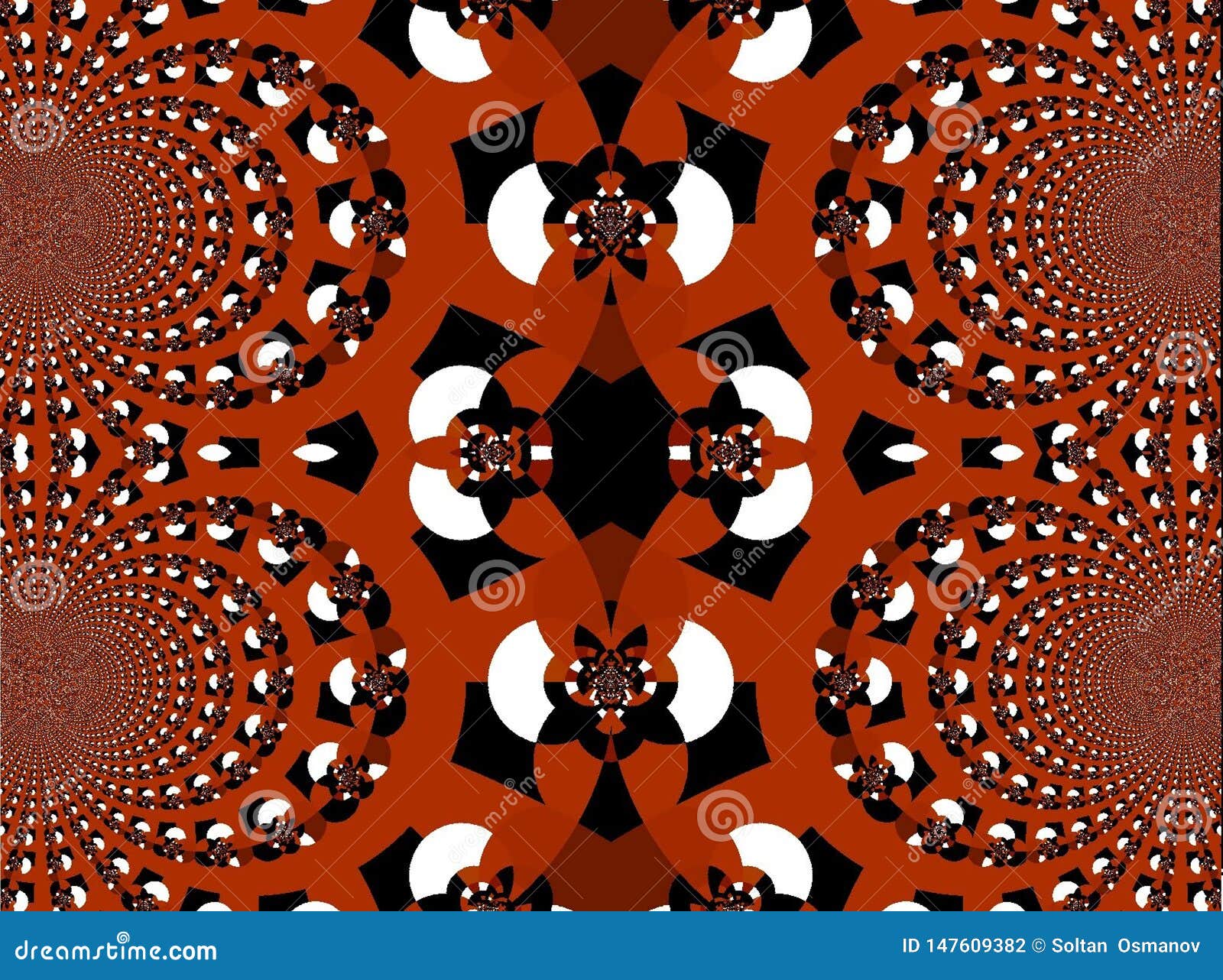 Kaleidoscope. Deceptive Vision Stock Illustration - Illustration of ...