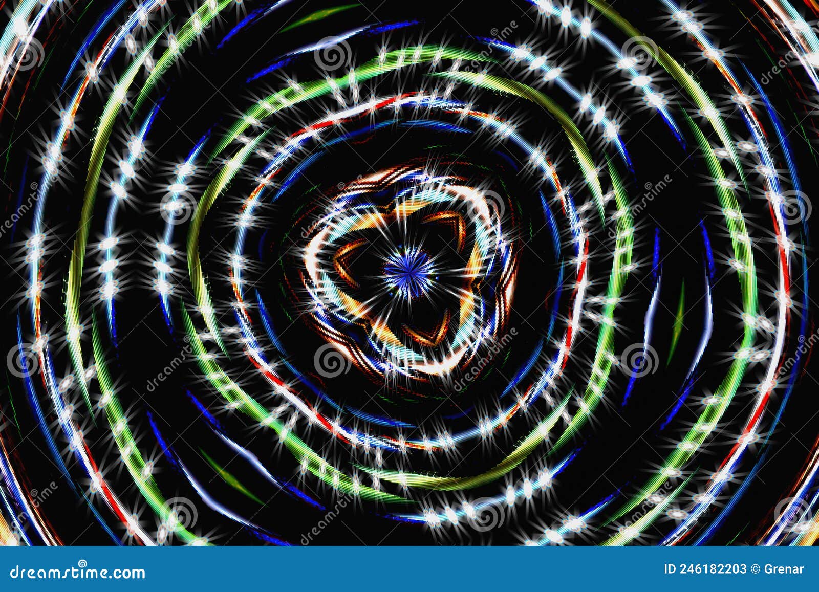 Kaleidoscope noise mandala stock illustration. Illustration of vivid ...