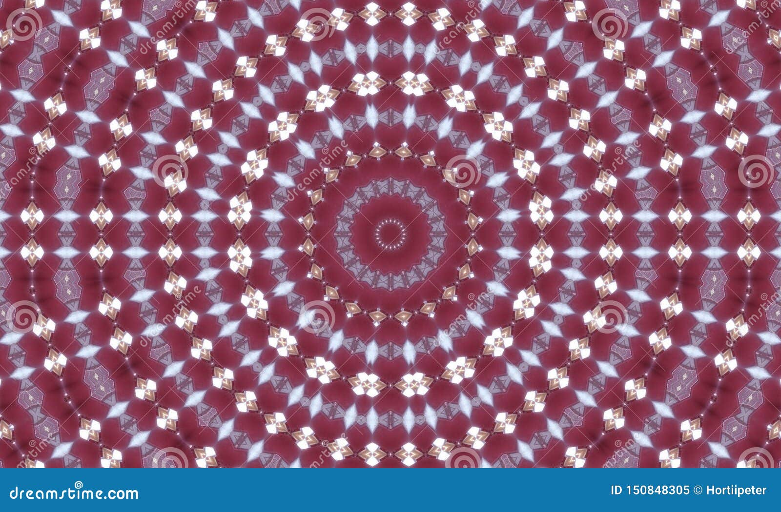 Kaleidoscope Seamless Geometric Pattern. Modern Abstract Elements ...