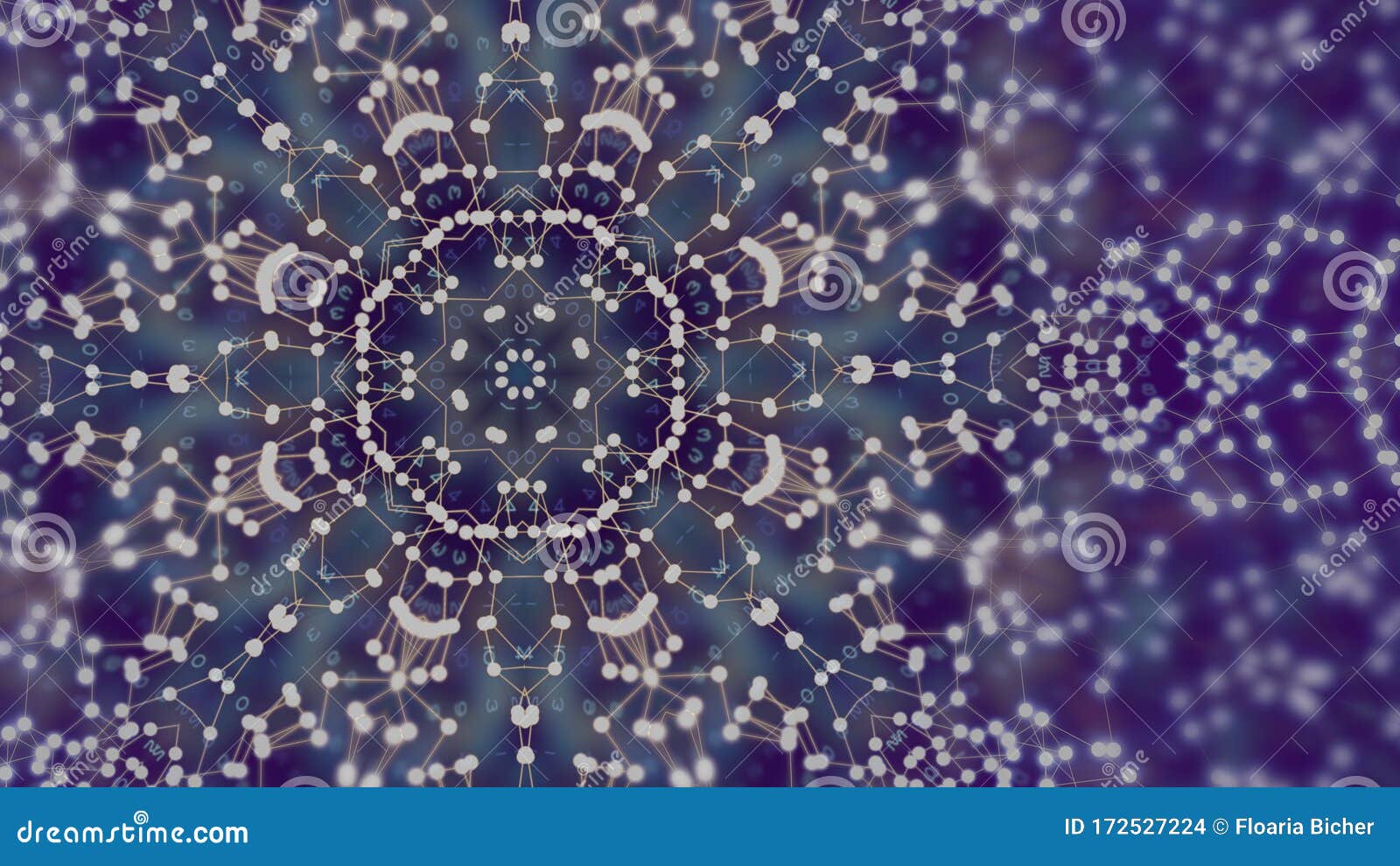 Dna Sequence Map. White Genetic Data Visualization. Black Medical Gene ...
