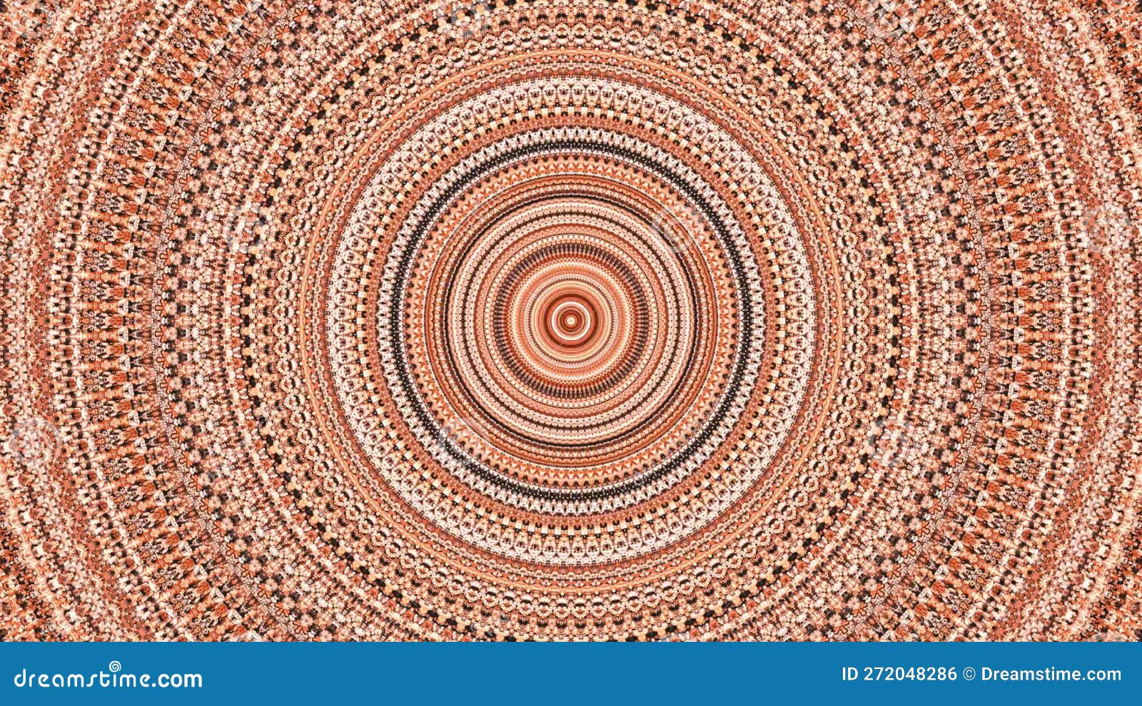 Kaleidoscopic Glow Multiple Circle Infinite Zoom Effect Stock ...