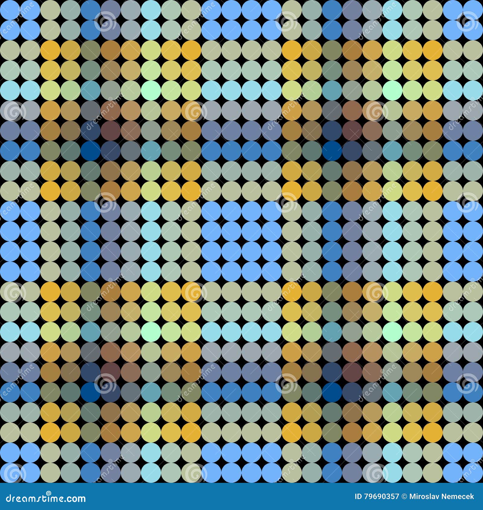 Kaleidoscopic Low Poly Circle Style Vector Mosaic Stock Vector ...