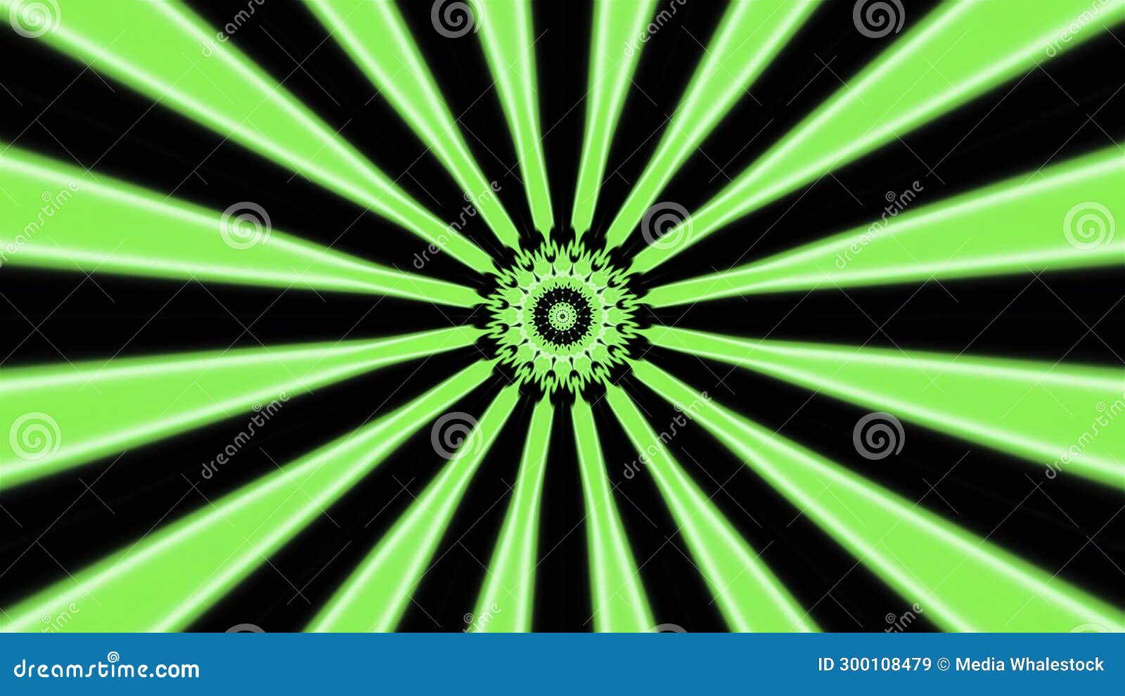 Kaleidoscopic Pattern with Flashing Rays. Motion Stock Image - Image of ...