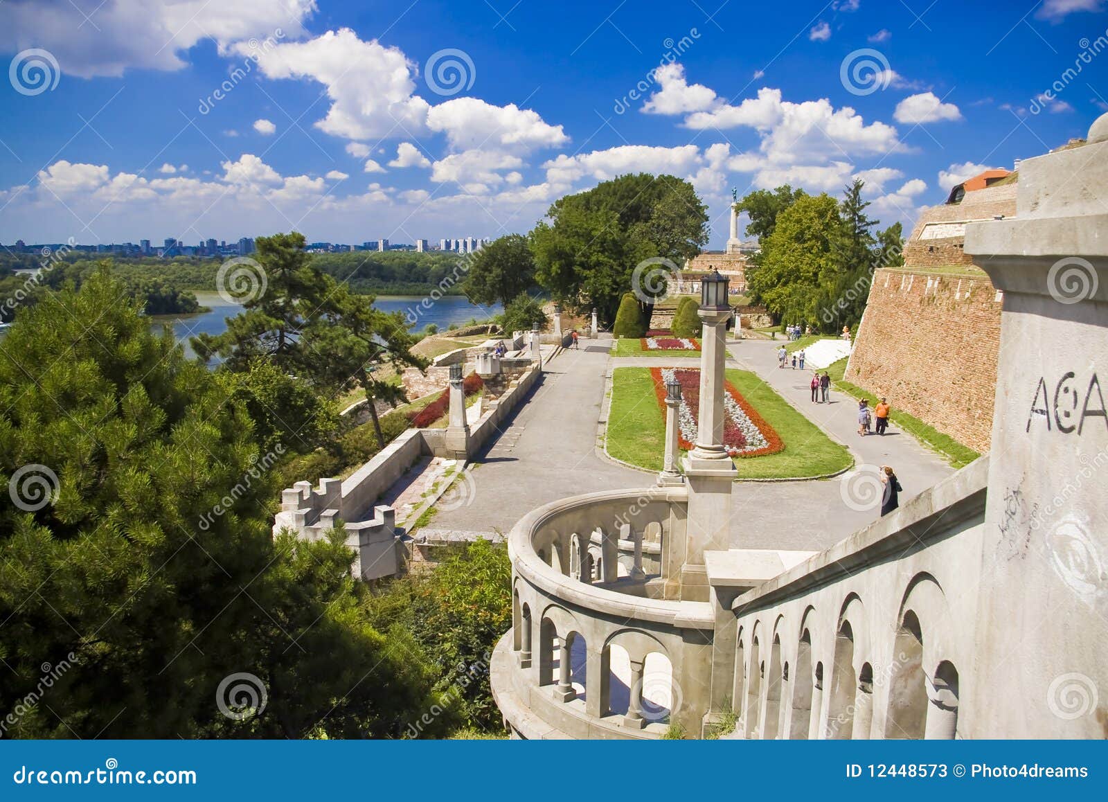 Kalemegdan in Belgrade stock image. Image of winner, park - 12448573