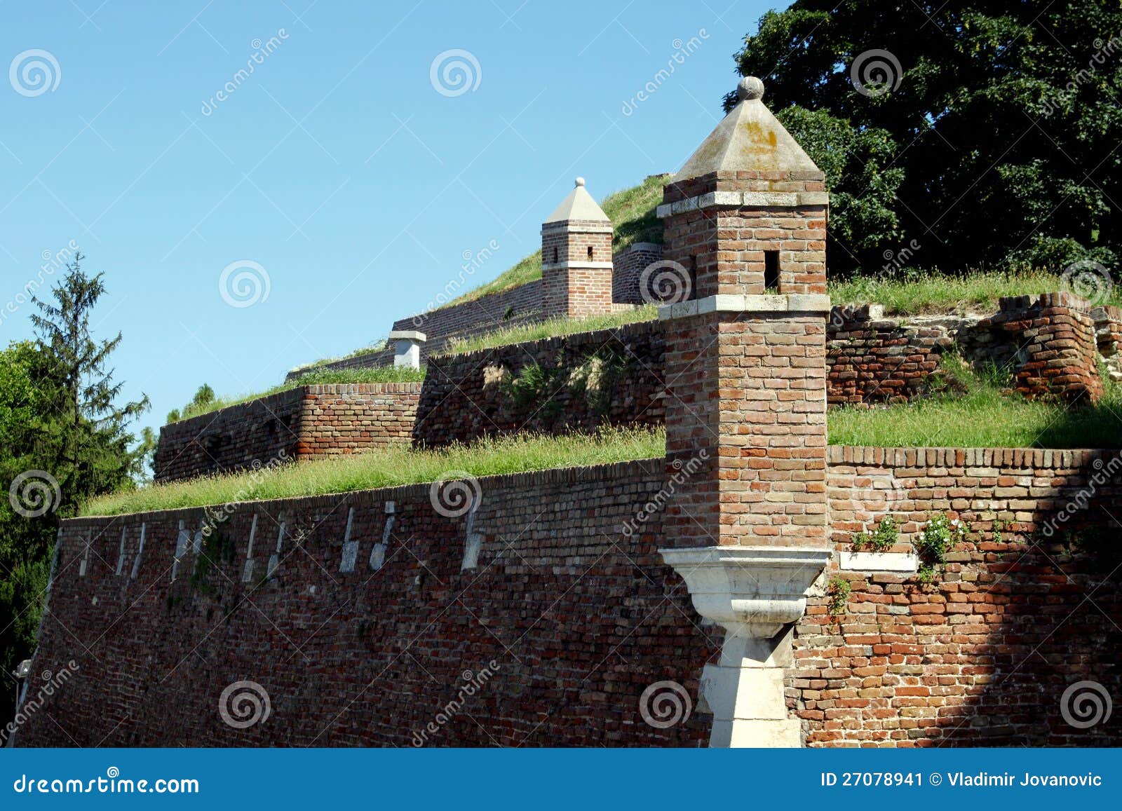 Kalemegdan detail stock image. Image of stone, balkan - 27078941