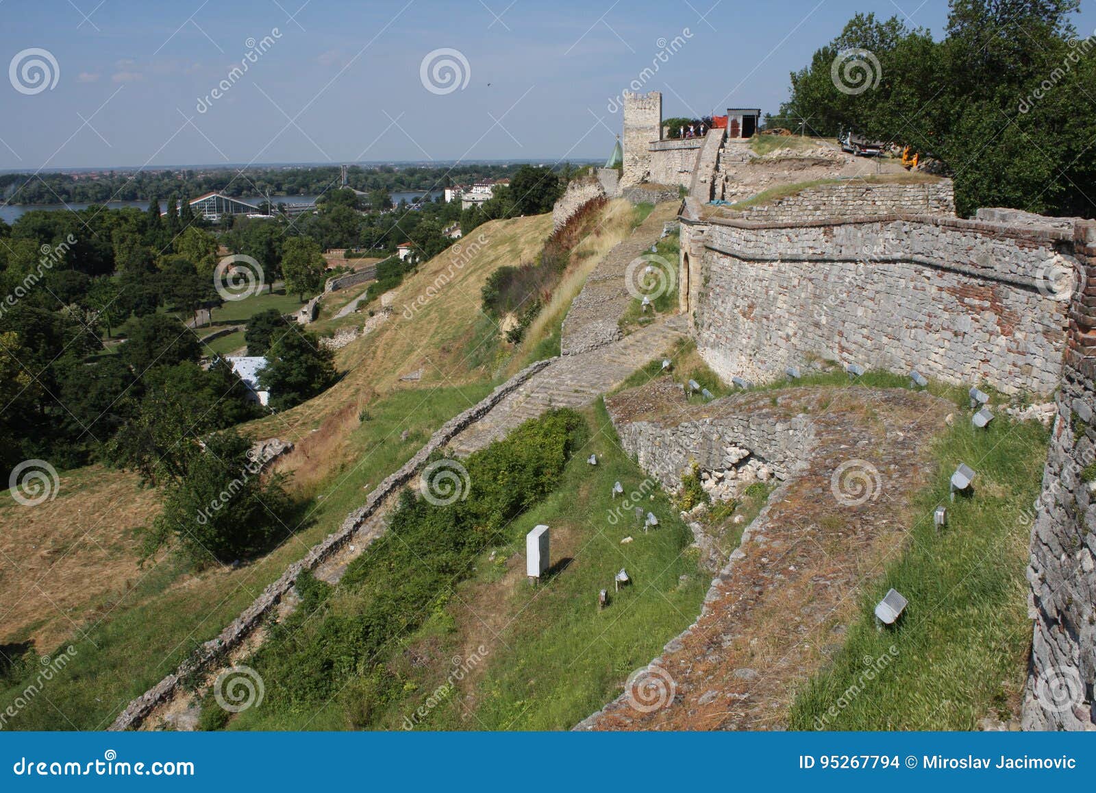 Kalemegdan Fort in Belgrade, Serbia Stock Photo - Image of fort ...