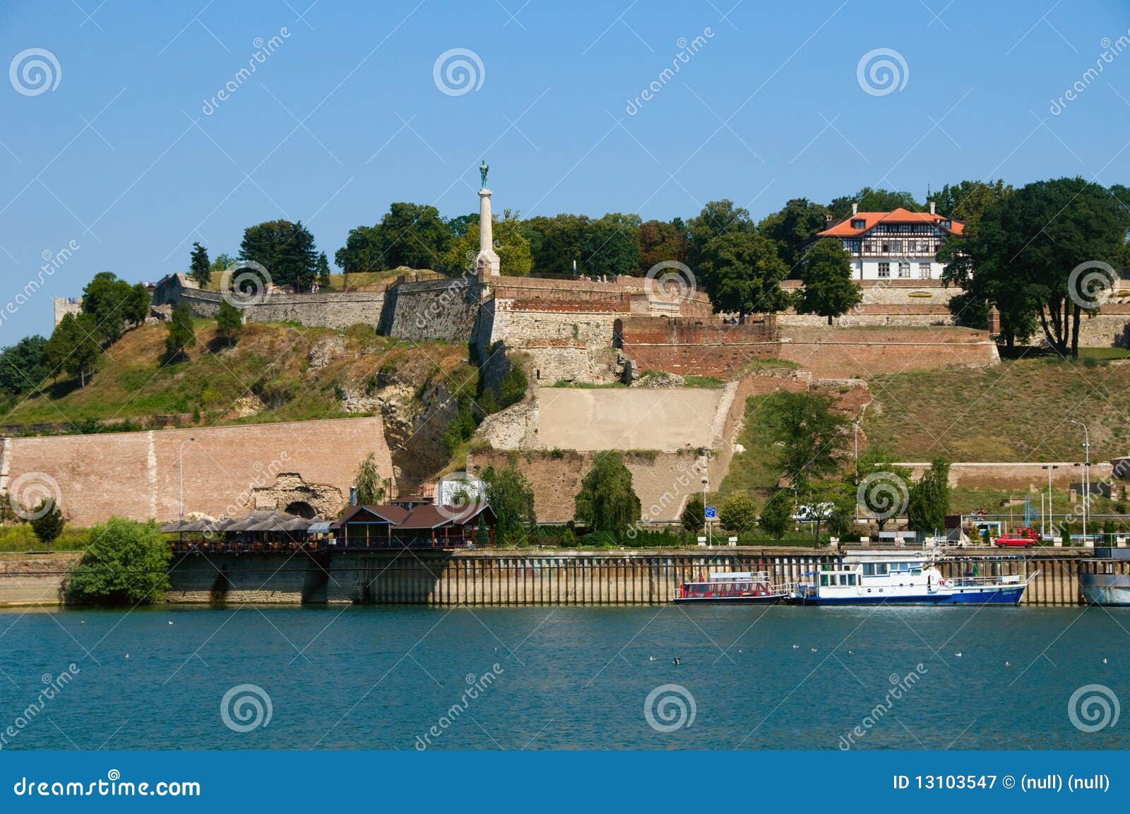 Kalemegdan fortress stock image. Image of castle, nature - 13103547