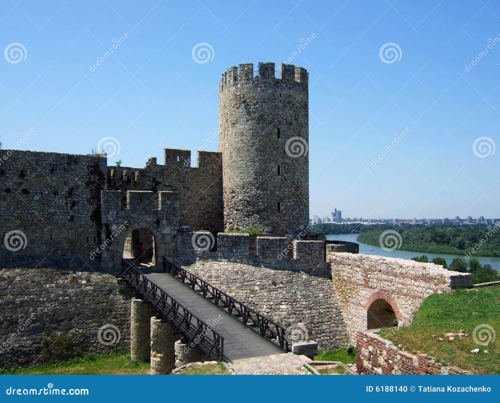 Kalemegdan fortress stock photo. Image of scenics, architecture - 6188140
