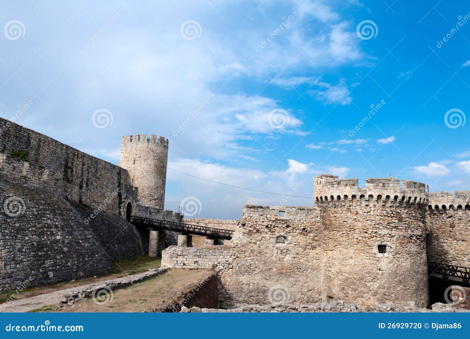 Kalemegdan view stock photo. Image of historic, garden - 26929720