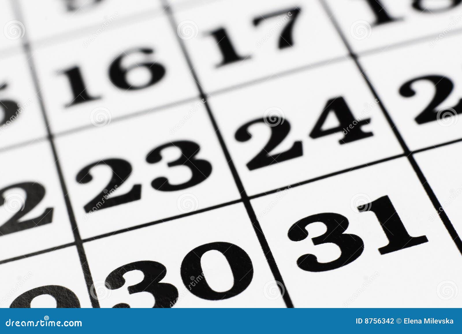 Kalender stockfoto. Bild von zeitplan, donnerstag, sonntag - 8756342