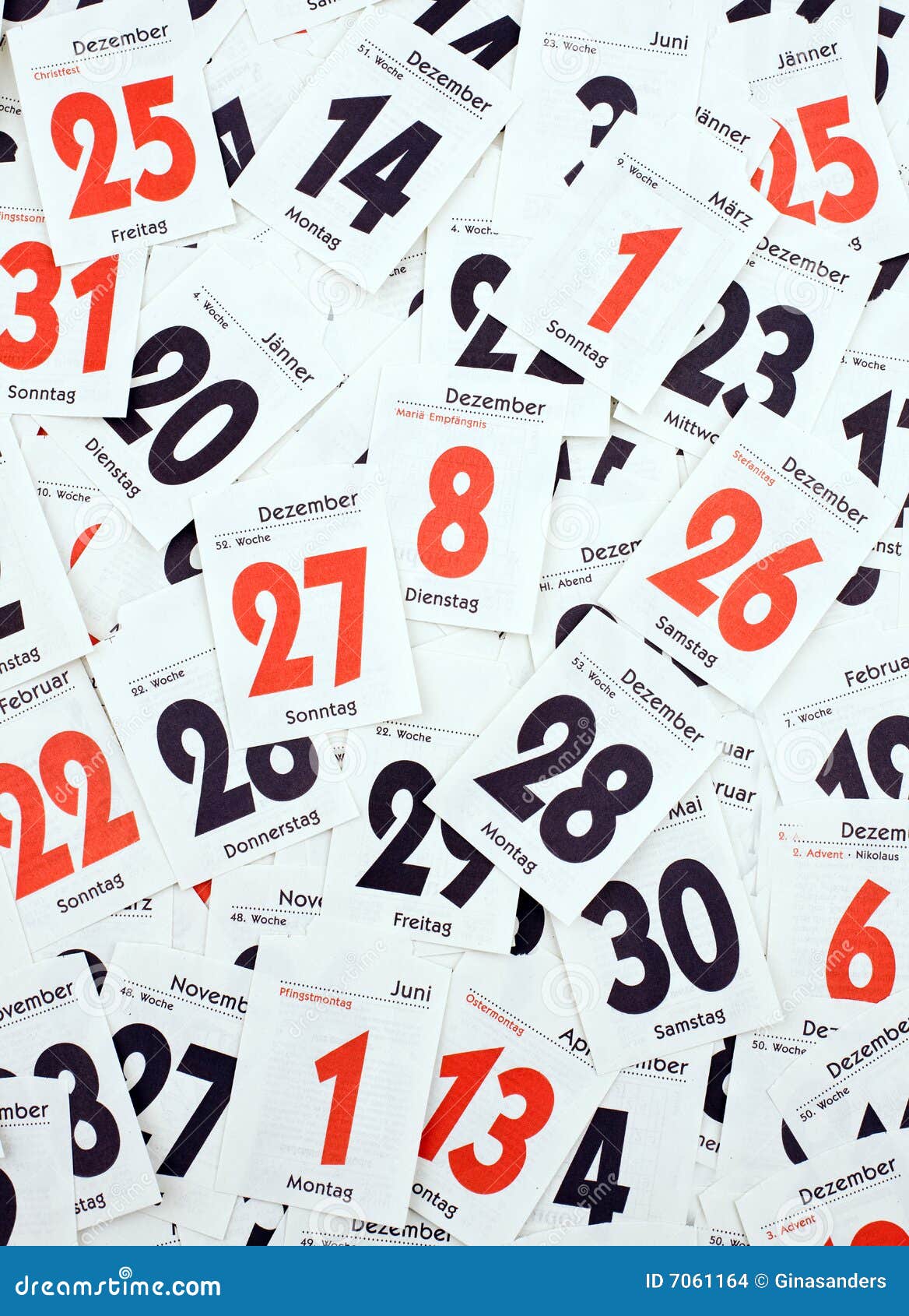 Kalender-Blätter stockfoto. Bild von kalender, zeit, monat - 7061164