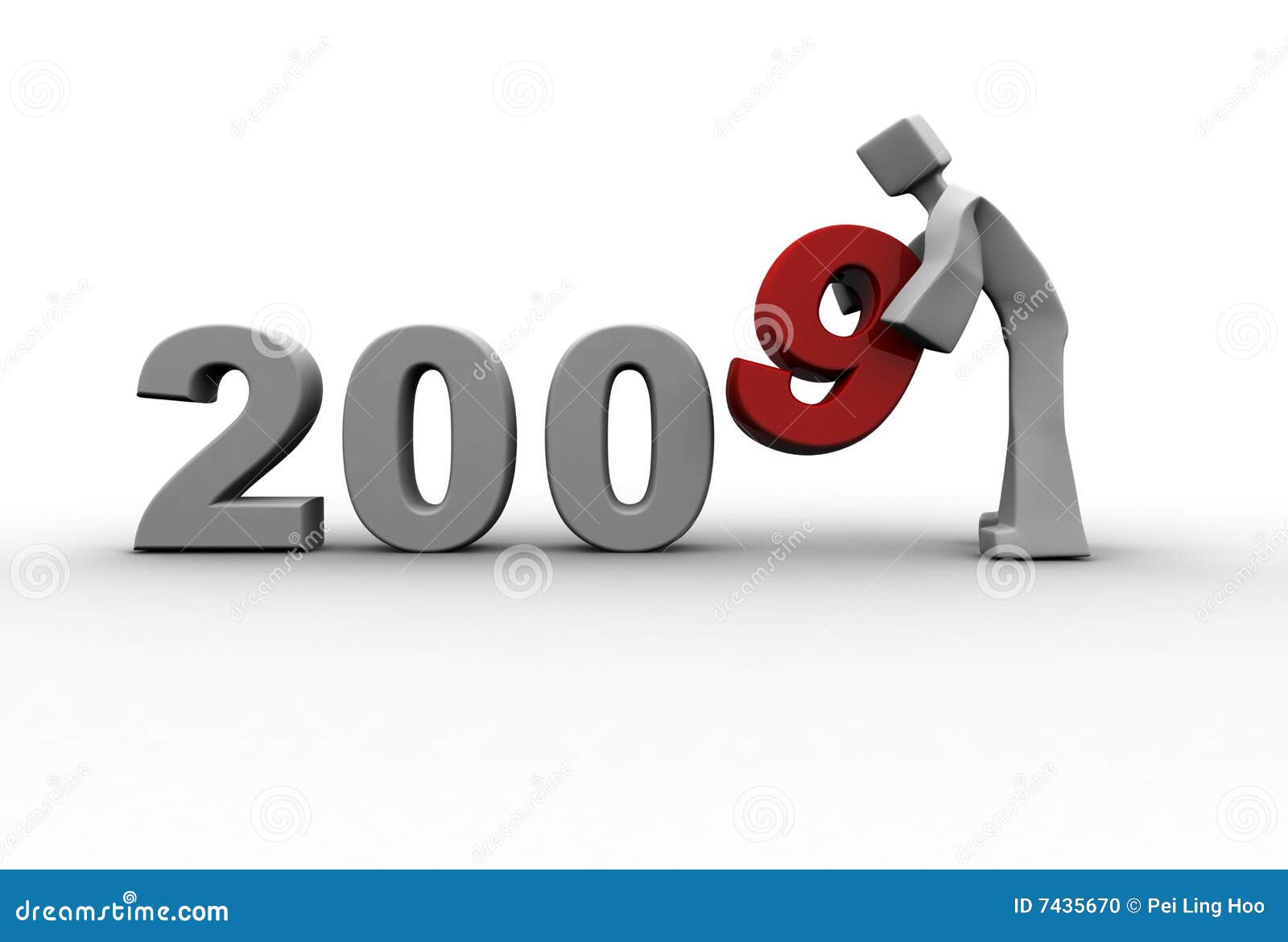 Kalender Des Neuen Jahr-2009 Stock Abbildung - Illustration von winter ...