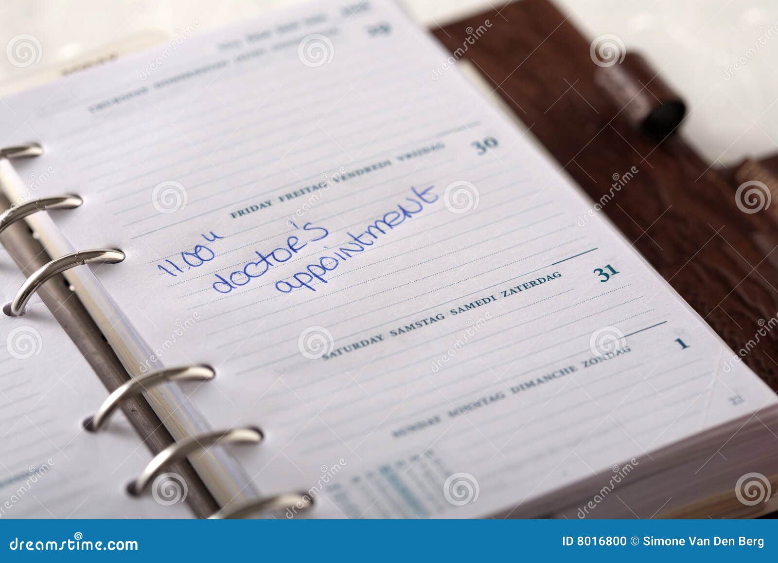 Kalender Markiert Mit Verabredung Stockfoto - Bild von tagebuch ...