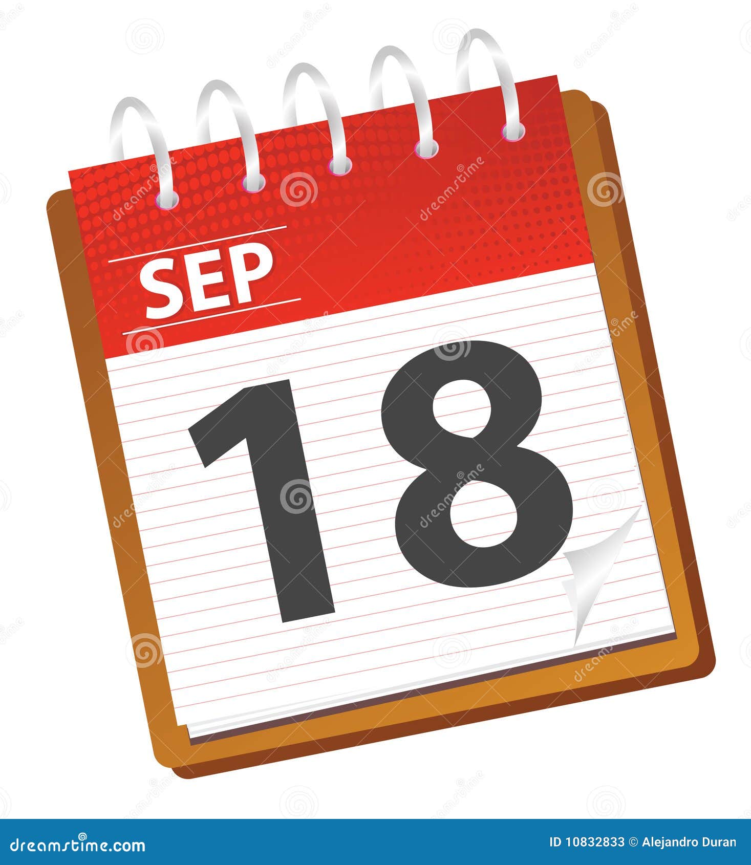 Kalender September vektor abbildung. Illustration von tagebuch - 10832833