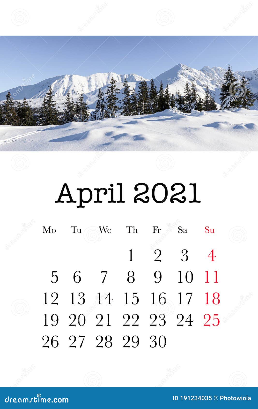 Kalender Voor De Maand April Stock Afbeelding - Image of jaarlijks ...
