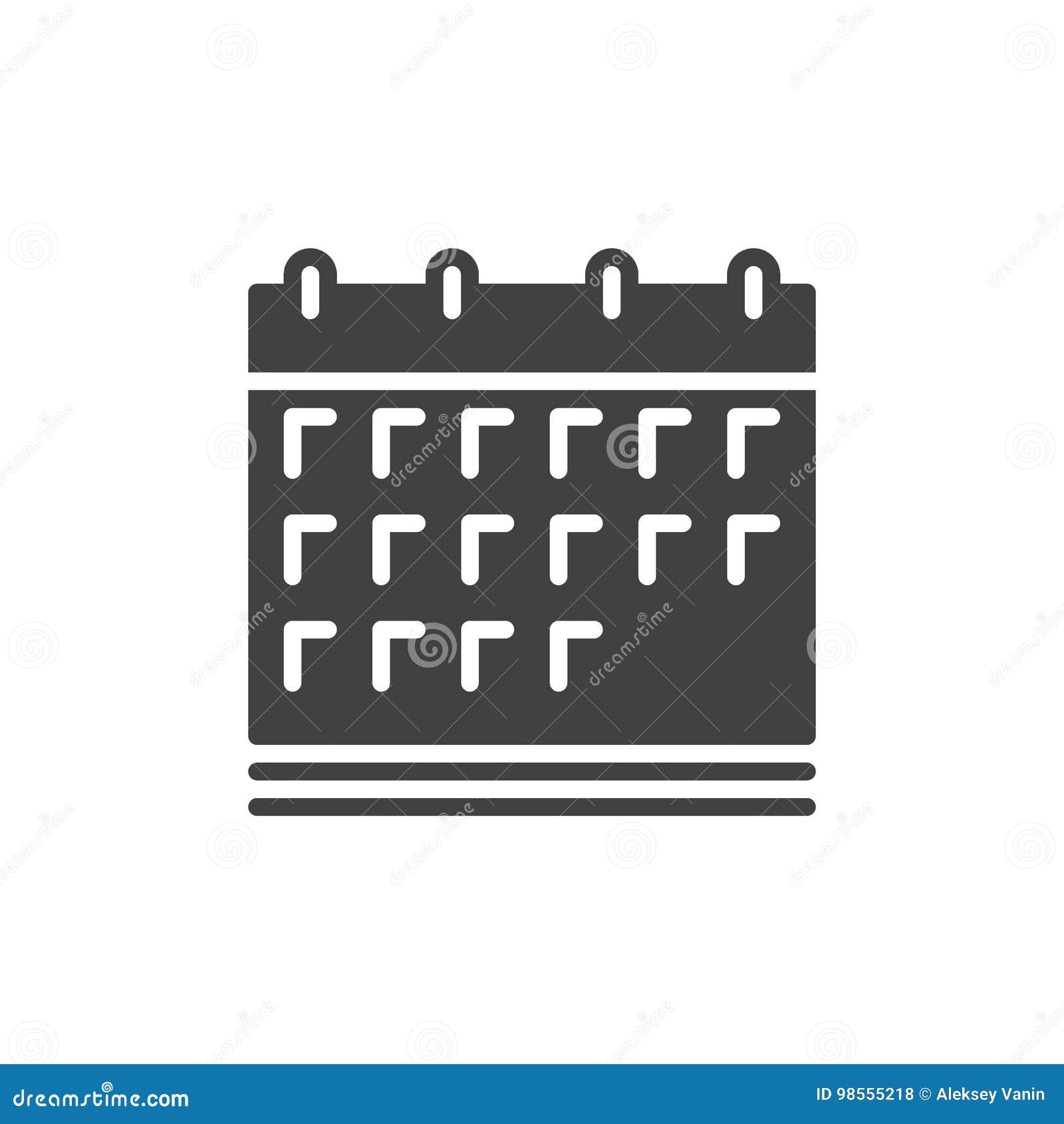 Kalendersymbolsvektor vektor illustrationer. Illustration av dagordning ...